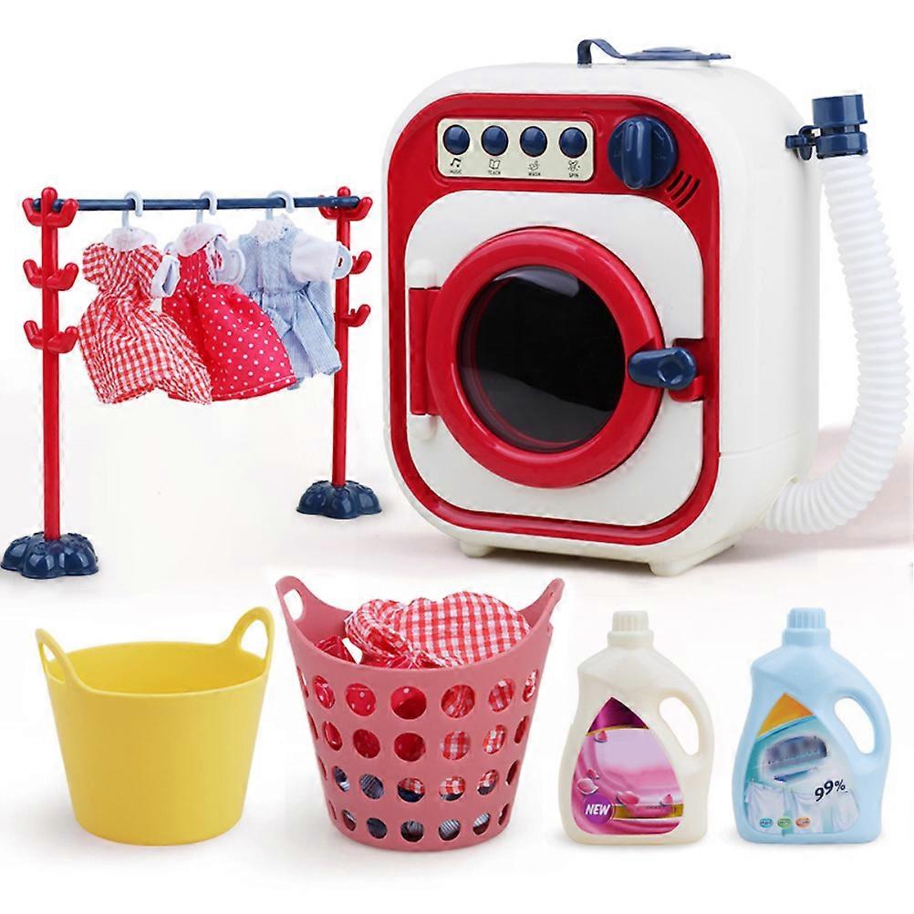 Electric Mini Washing Machine Toy Child Wash Machine Toys Waterproof ...