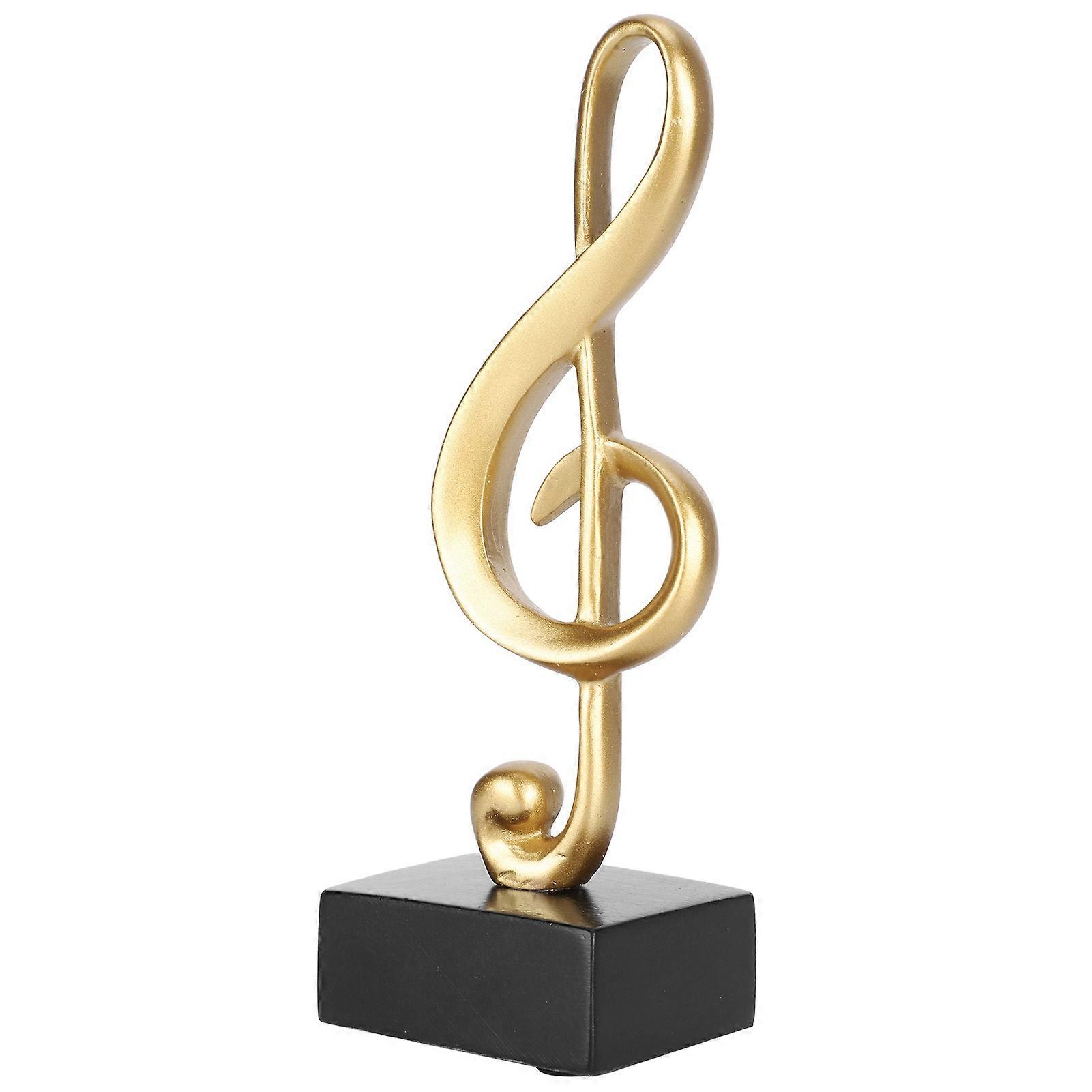Music Note Statue Sculpture Figurine Symbol Ornaments Decoration for ...