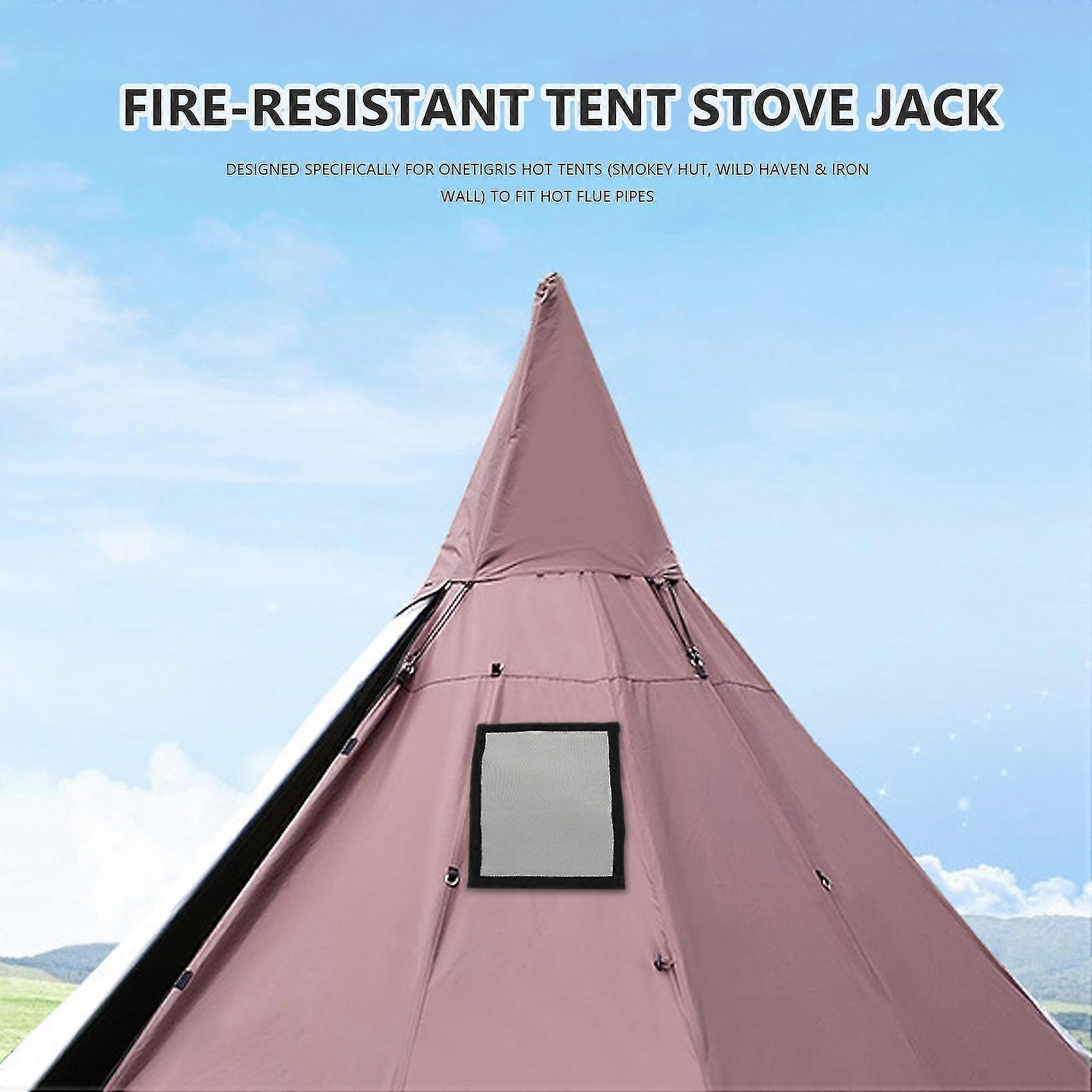 Tent Stove Fire-resistant Pipe Vent Accessory For Canvas Camping Bell ...