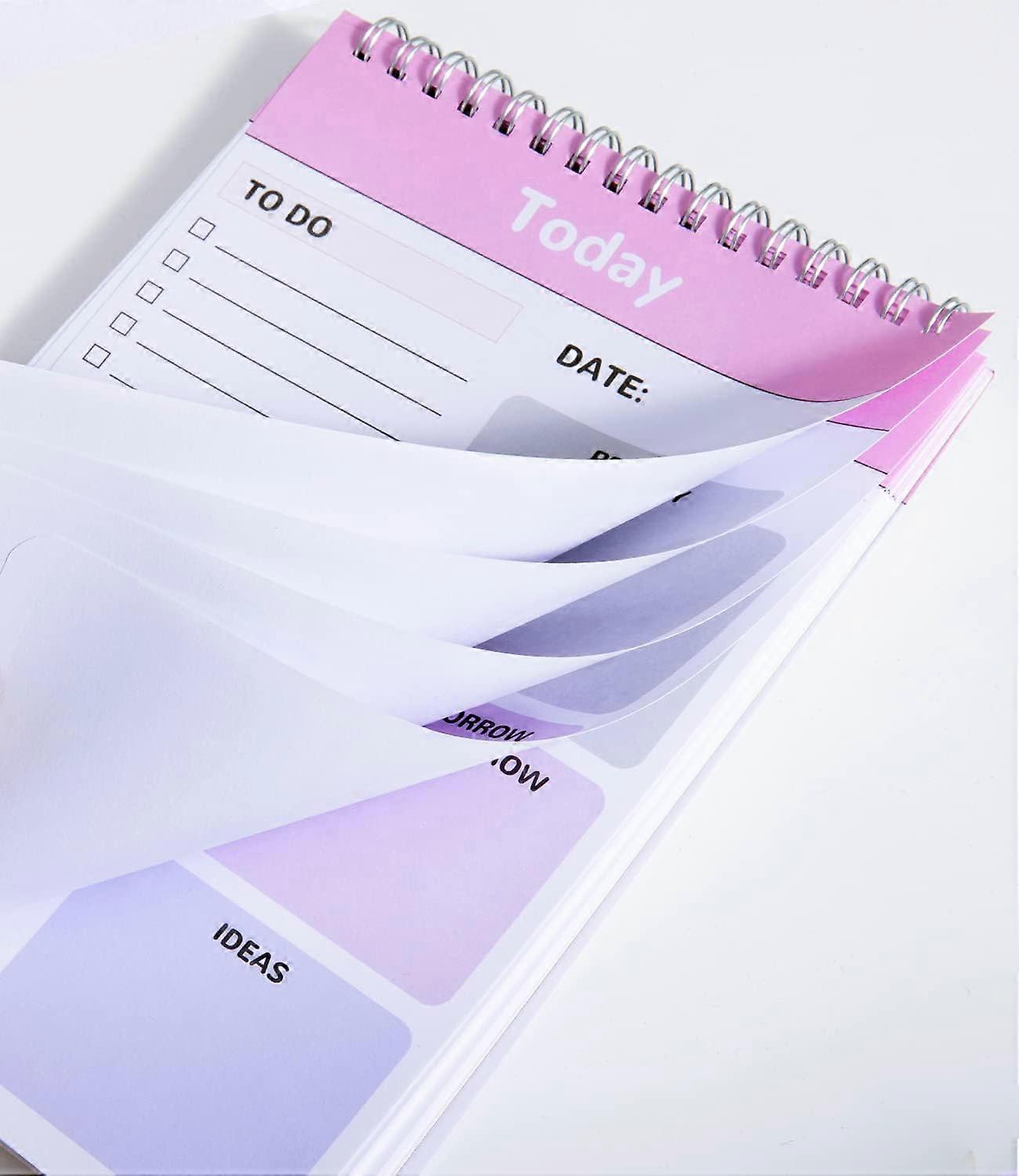 To Do List Notepad - Undated Daily Planner Notepad 52 Sheets Tear Off ...