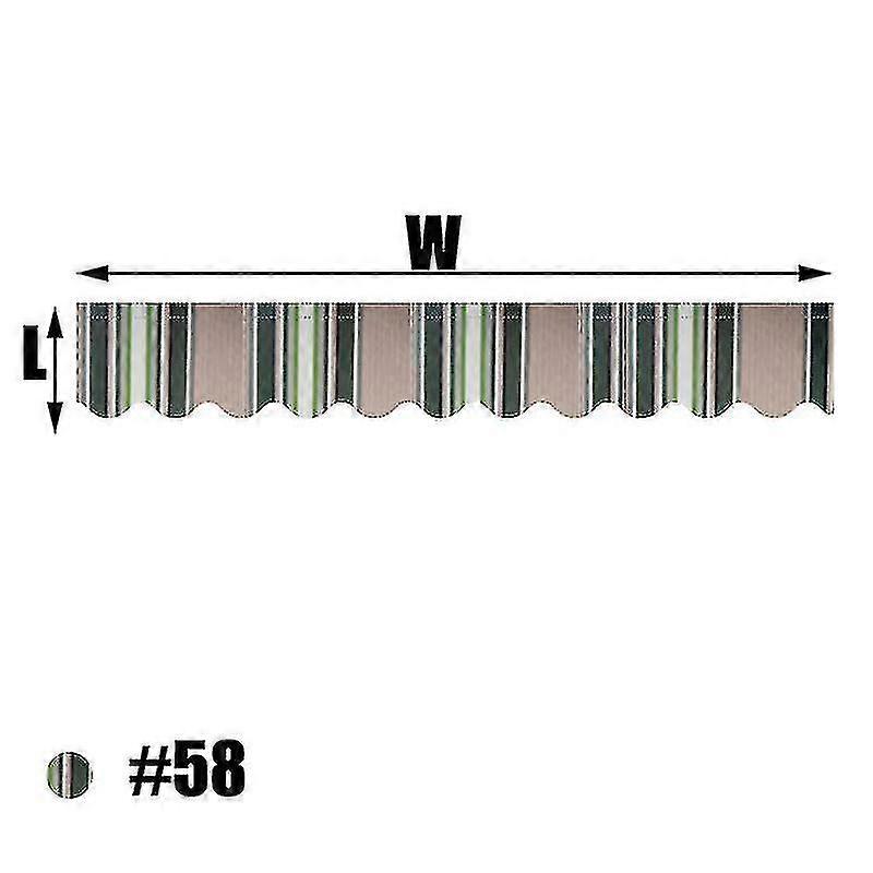 2.5m/3m/3.5m/4m/5m Store Banner Replacement Waterproof Fabric Strips ...