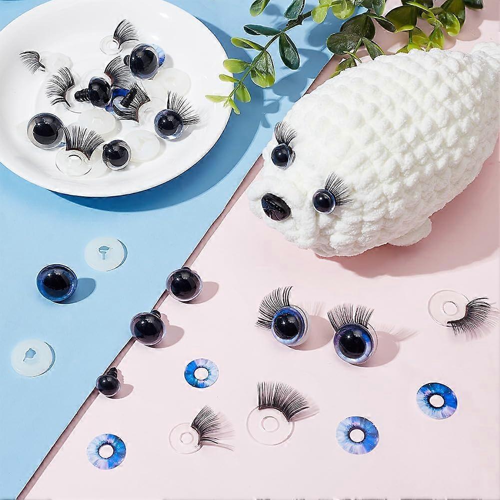 Craft Eyes Safety Eyes with Eyelashes Amigurumi Eyes Stuffed Animal ...