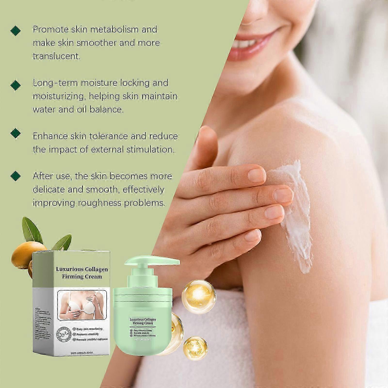 Luxurious Collagen Firming Cream,Collagen Body Firming Anti-Wrinkle Cream,Skin Firming Body ...
