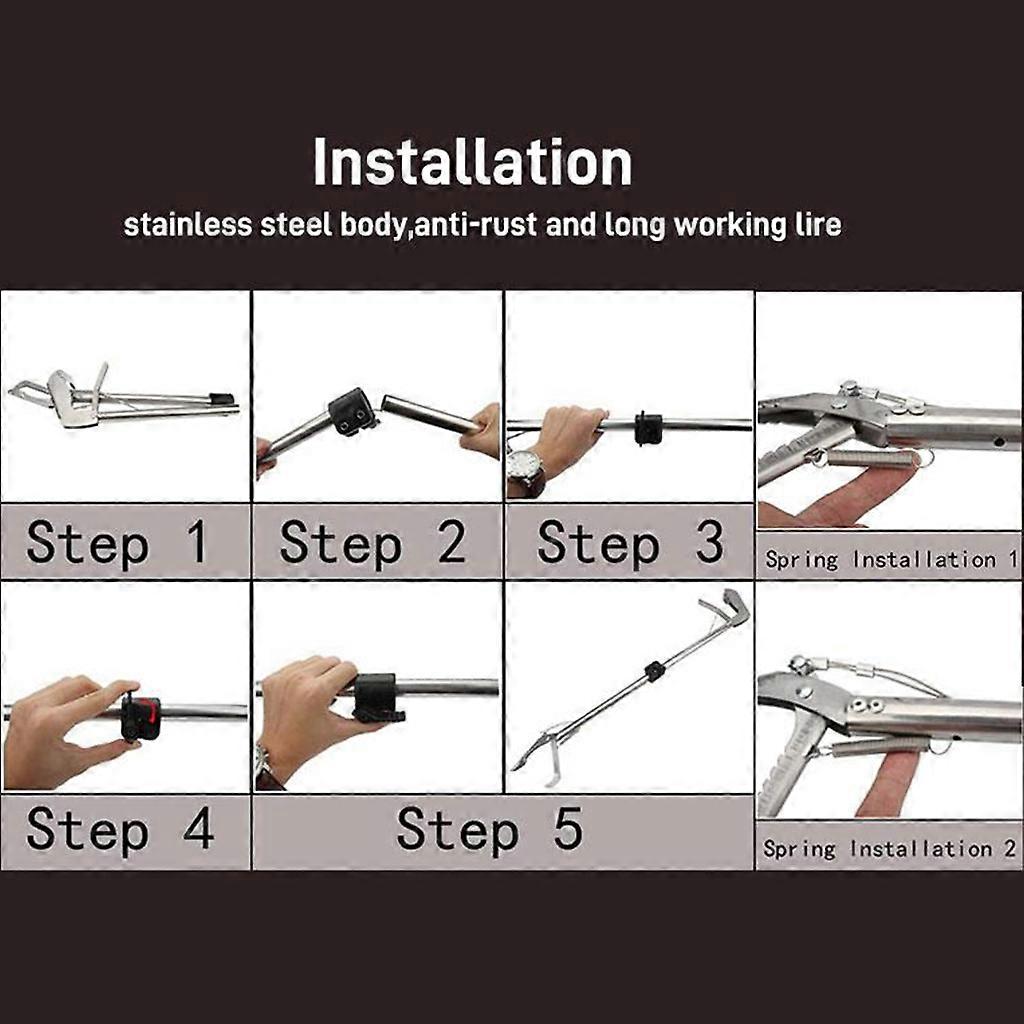 Professional Snake Tongs 28" 40" 47" Reptile Catcher Metal Clamp ...