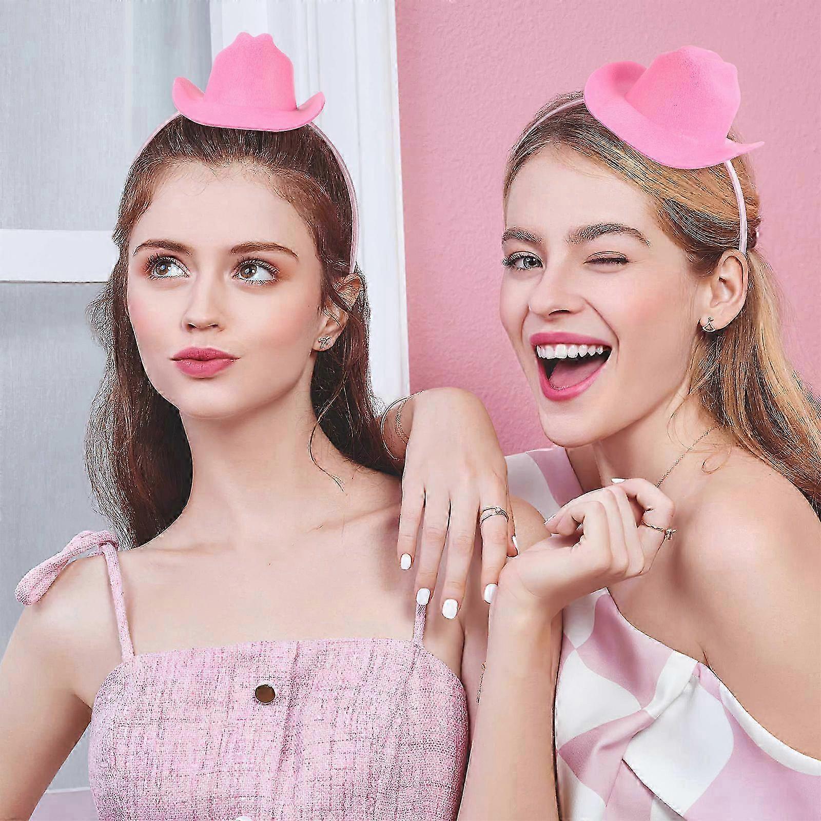 Cowboy Hat Headband Mini Cowgirl Hats Party Headband Cosplay Headbands ...