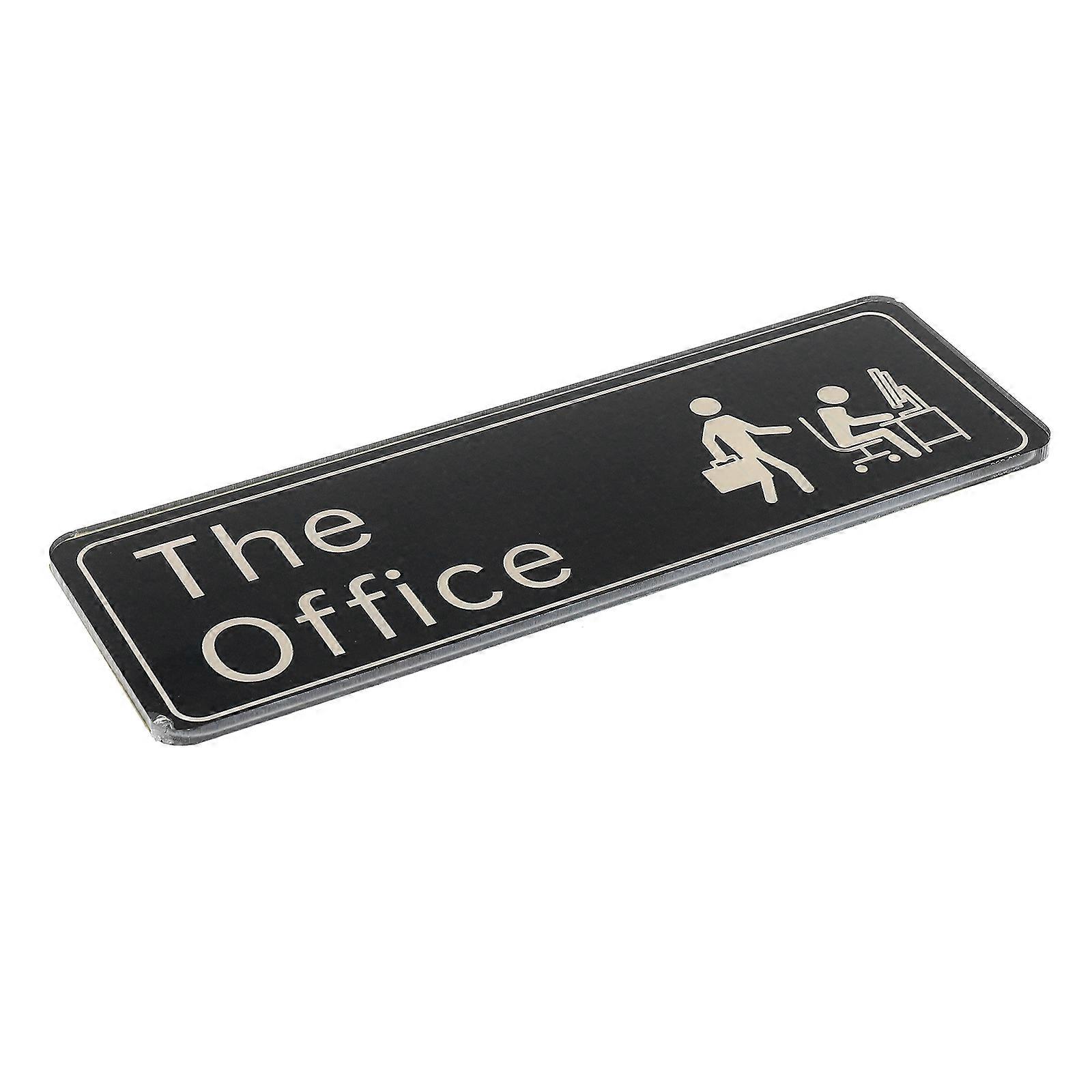 The Office Sign Self Adhesive Office Sign Acrylic Office Door Sign ...