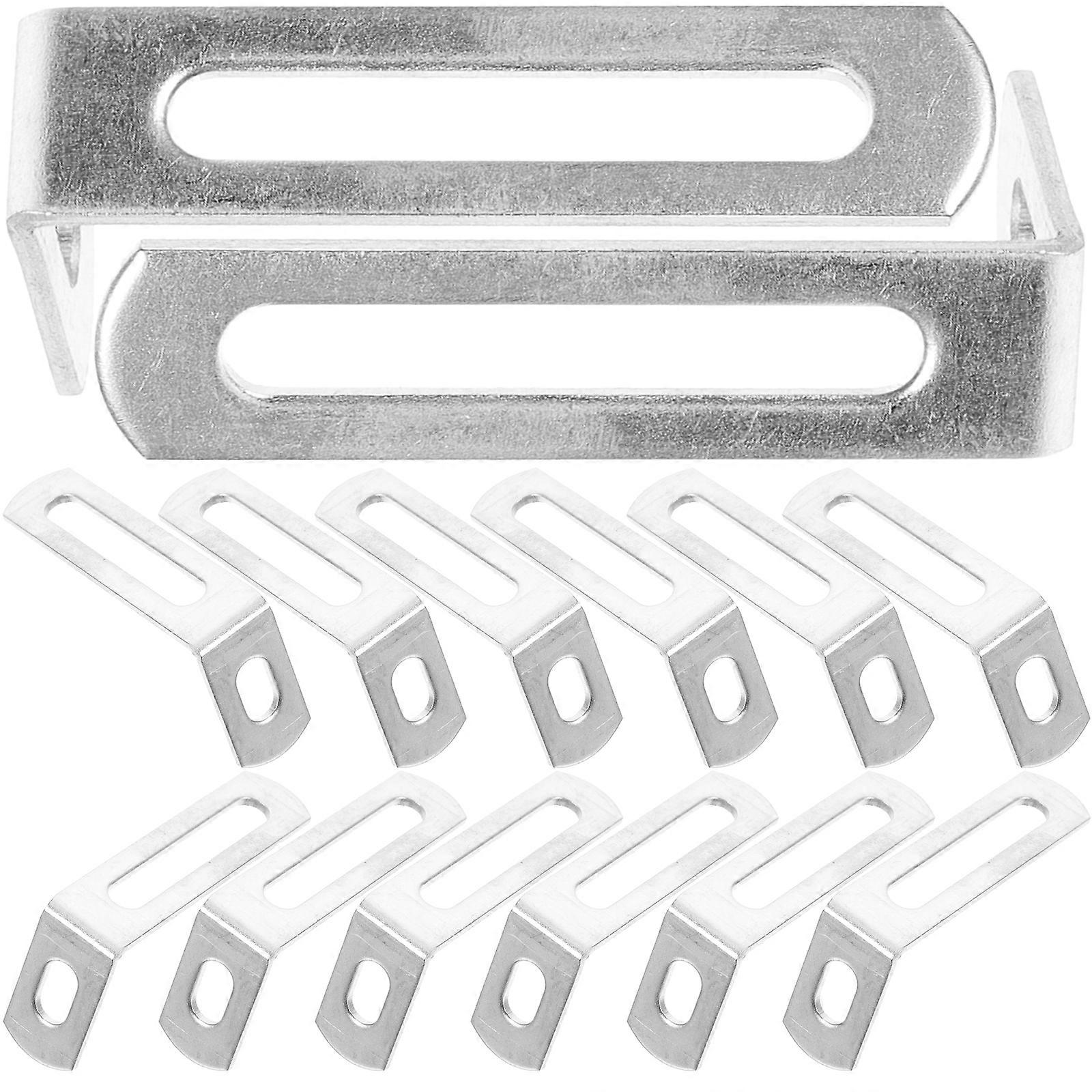20pcs Corner Brackets Slotted Hole Corner Braces Right Angle Brackets ...