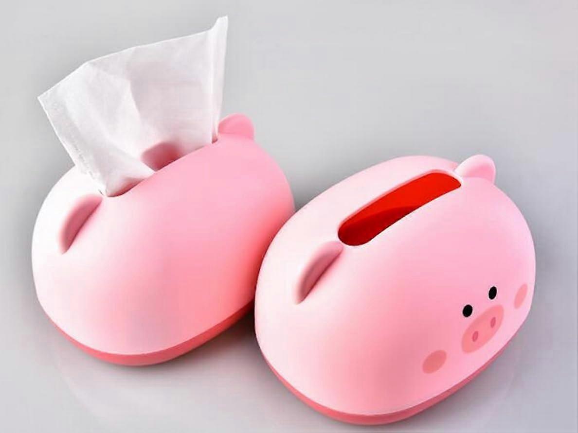 Cute Tissue Box Cover, Cartoon Animal Square Paper Tissue Holder Facial ...