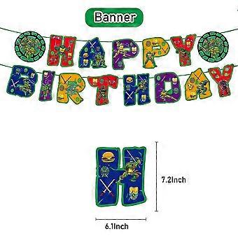 Teenage Mutant Ninja Turtles Themed Birthday Party Decoration Teenage ...