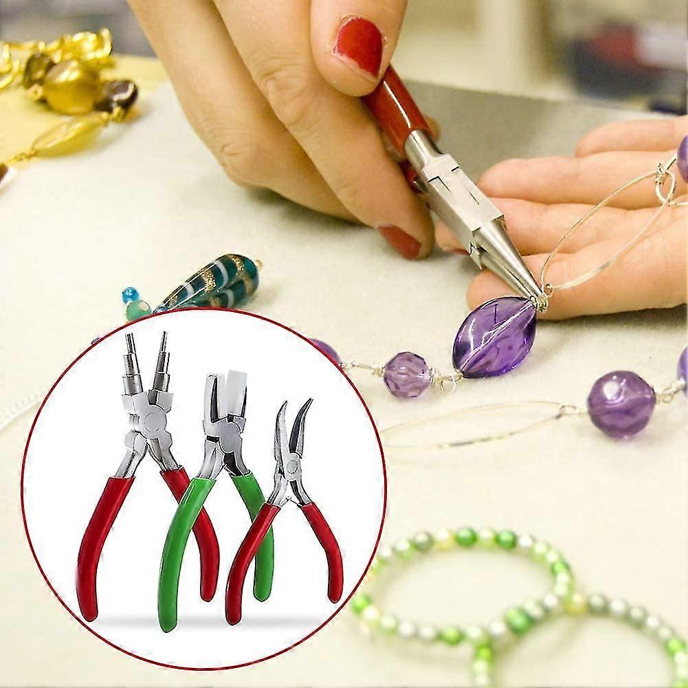 3 Pack Jewelry Pliers, Handy Jewelry Necklace Repair Kit, DIY Tools ...