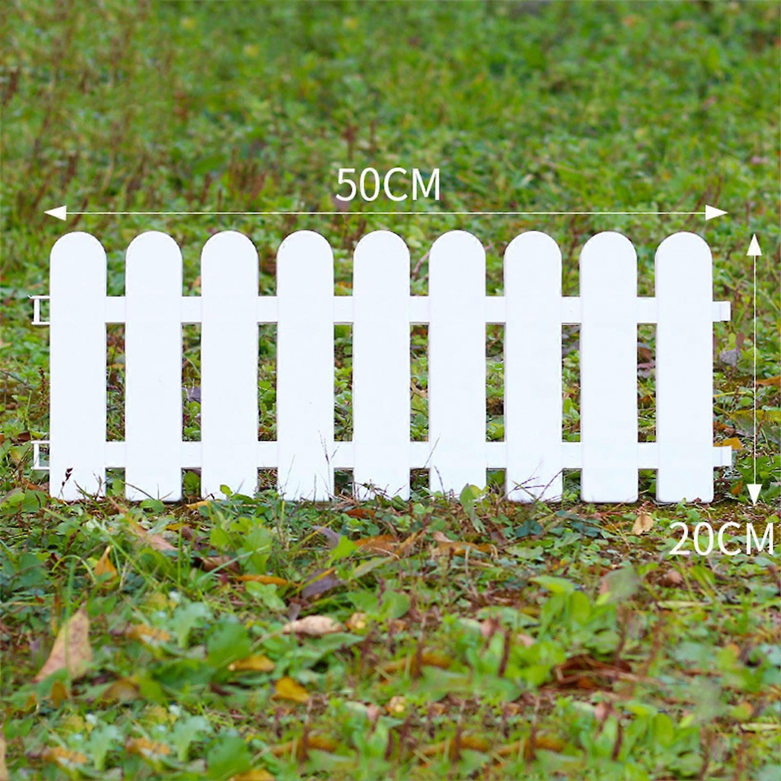Garden Picket Fence Ornamental Grass,White Edgings,Lawn Flowerbeds ...