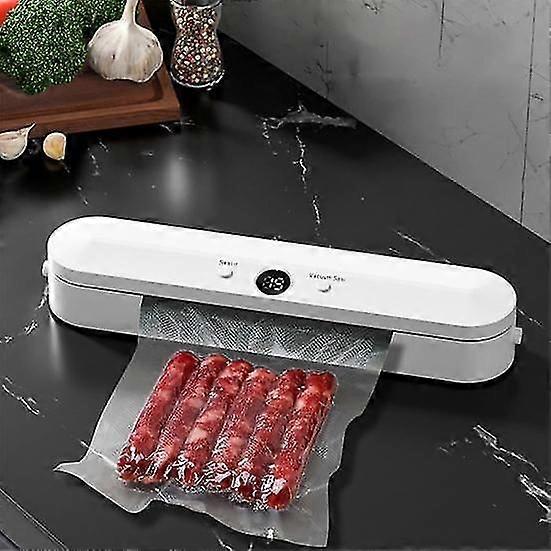 Vacuum Sealer Food Bag Sealing Machine Powerful Plug-Play Food Preservation Automatic Food ...