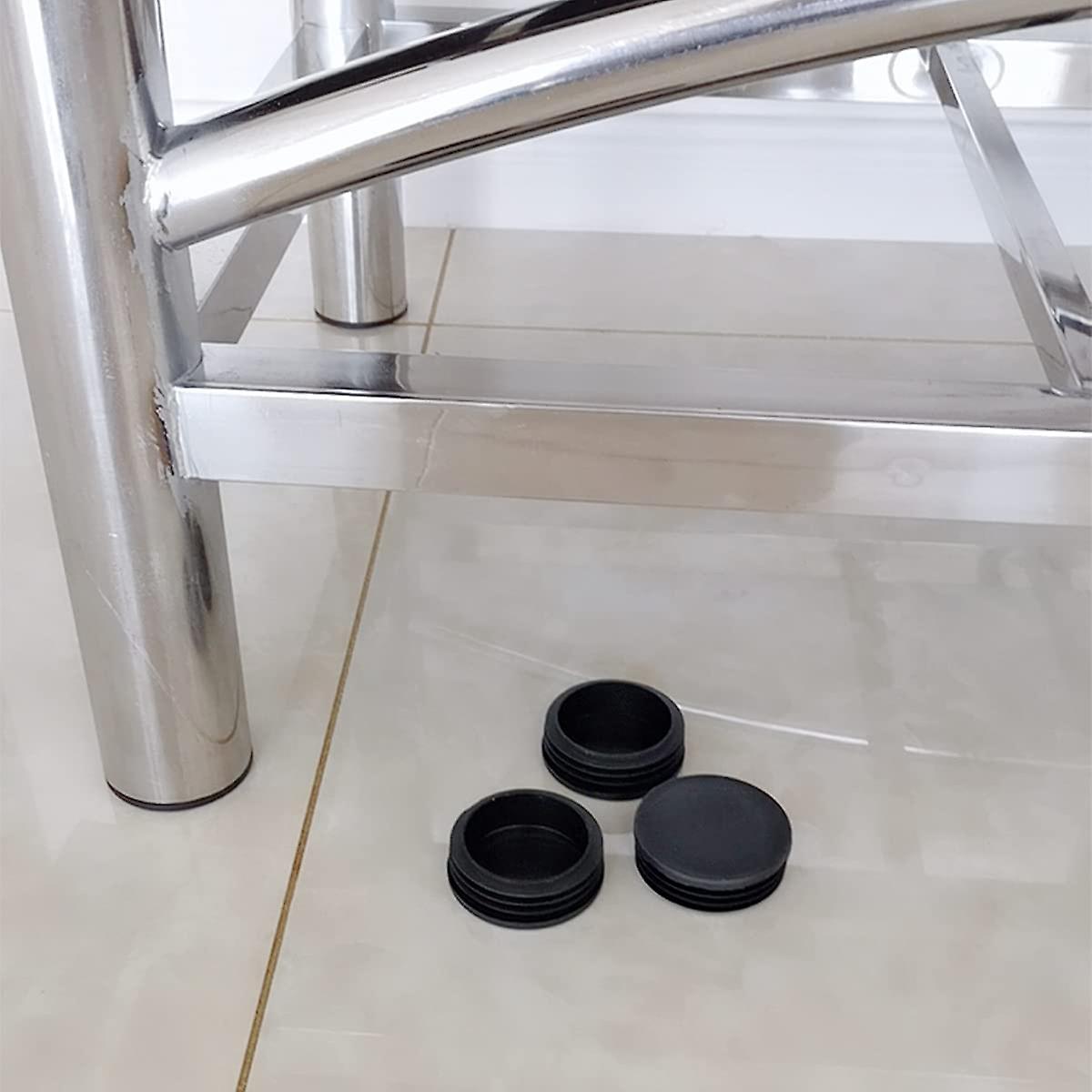 30pcs Pipe Plug Round End Cap Round Tube Ribbed Inserts End Caps ...