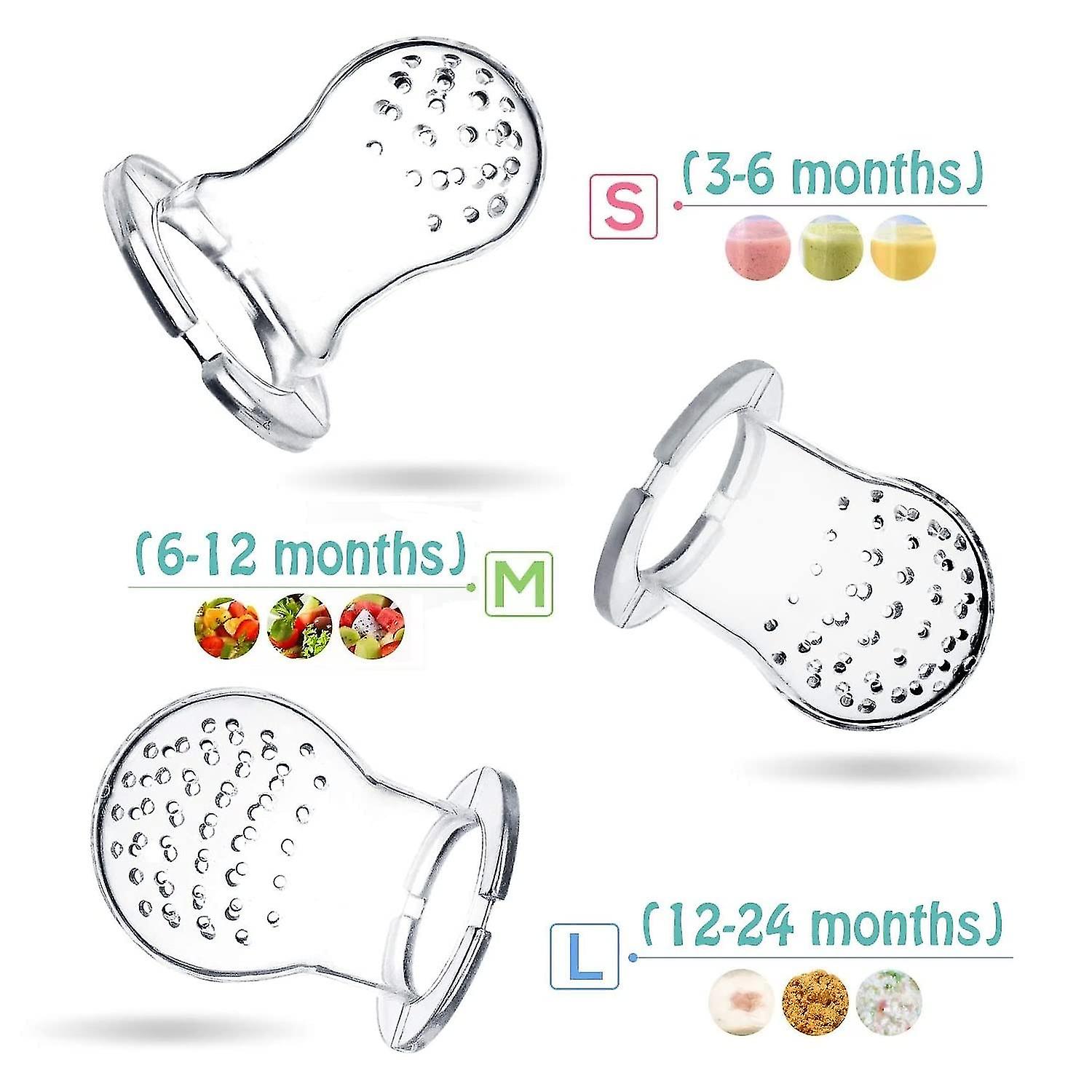 Baby Fruit Feeder Silicone Fresh Food Feeder Pacifier Mesh Feeder ...