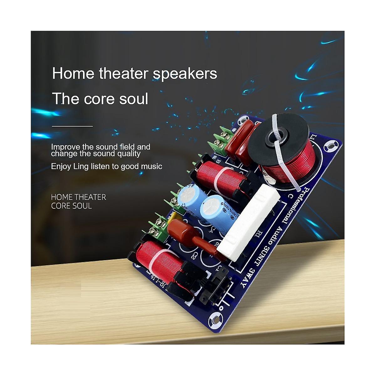 3 Way Frequency Divider Hi-Fi Crossover Audiophile Home Theater High Middle and Low Speakers ...