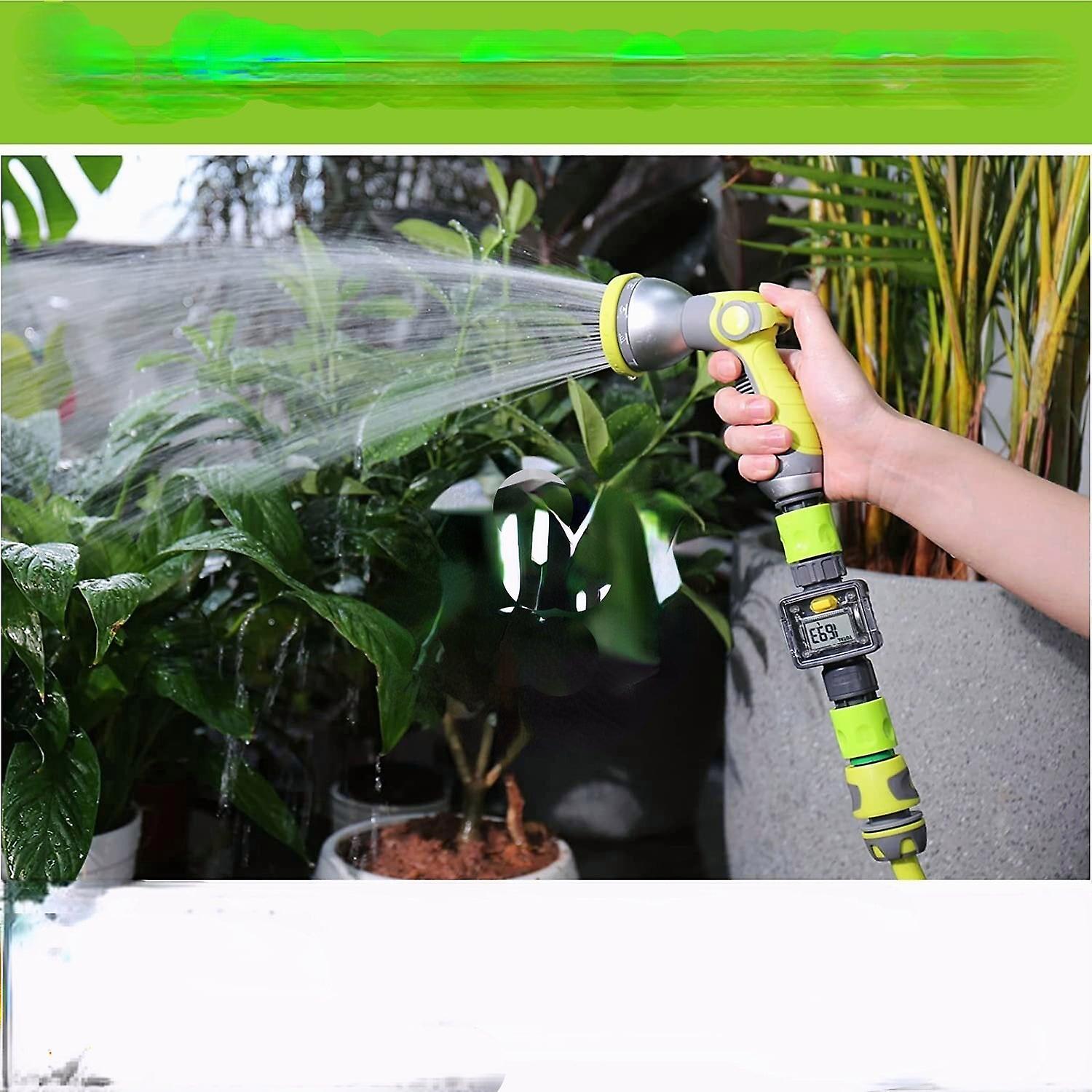 Water Flow Meter Digital Water Meter For Outdoor Garden Hose Rv Gpm ...