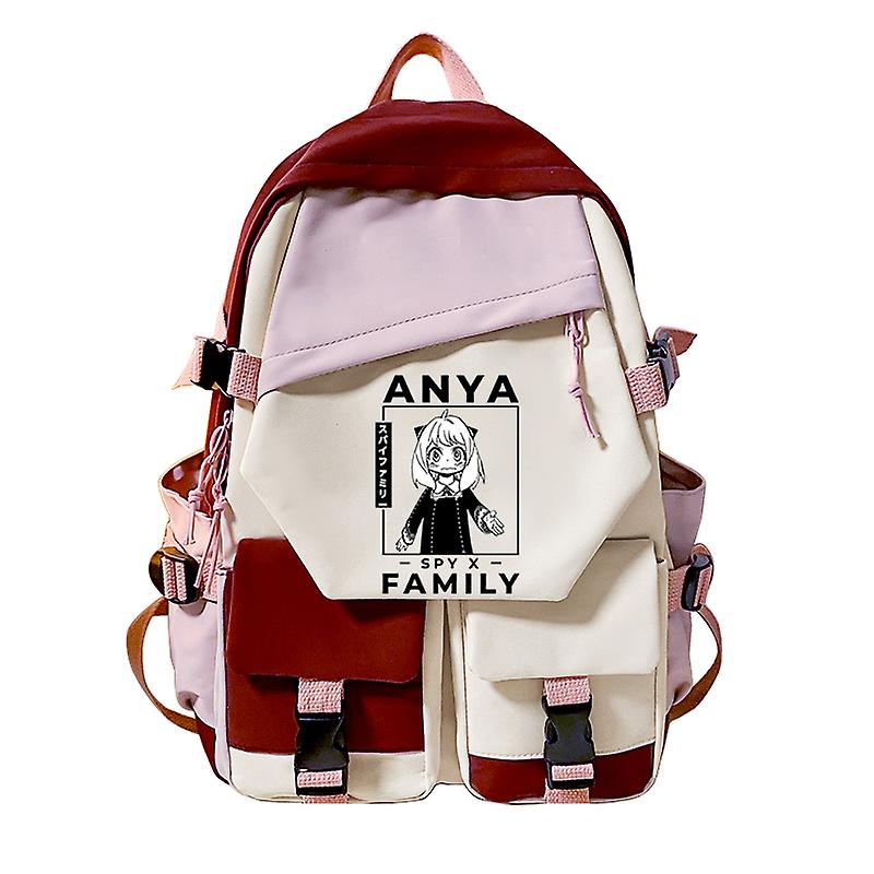 2023 New Anime Backpack Spy X Family Anya Teenager Cosplay Travel Bag ...