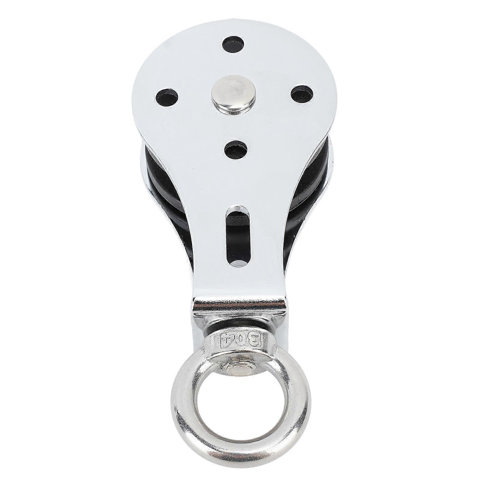 Lifting Single Pulley High Load Bearing Iron Noise Free Swivel Hook ...