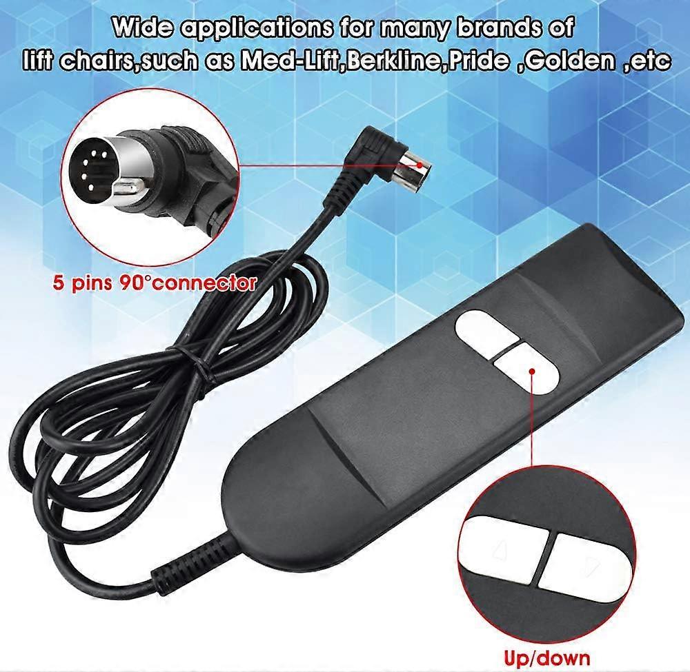 Button Manual Recliner Chair Remote Control Switch for Electric Chair ...