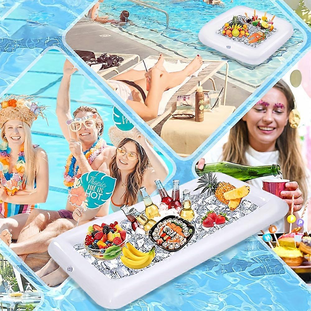 Inflatable Serving Bar, Large Buffet Tray Server With Drain Plug ...
