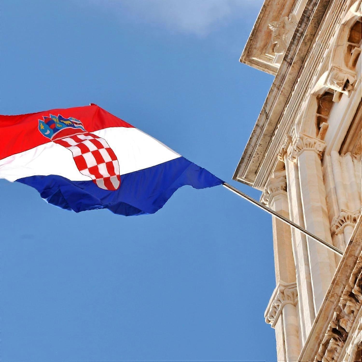 Croatia National Flag Zastava HrvatskeBrass Eyelet in Every Corner ...