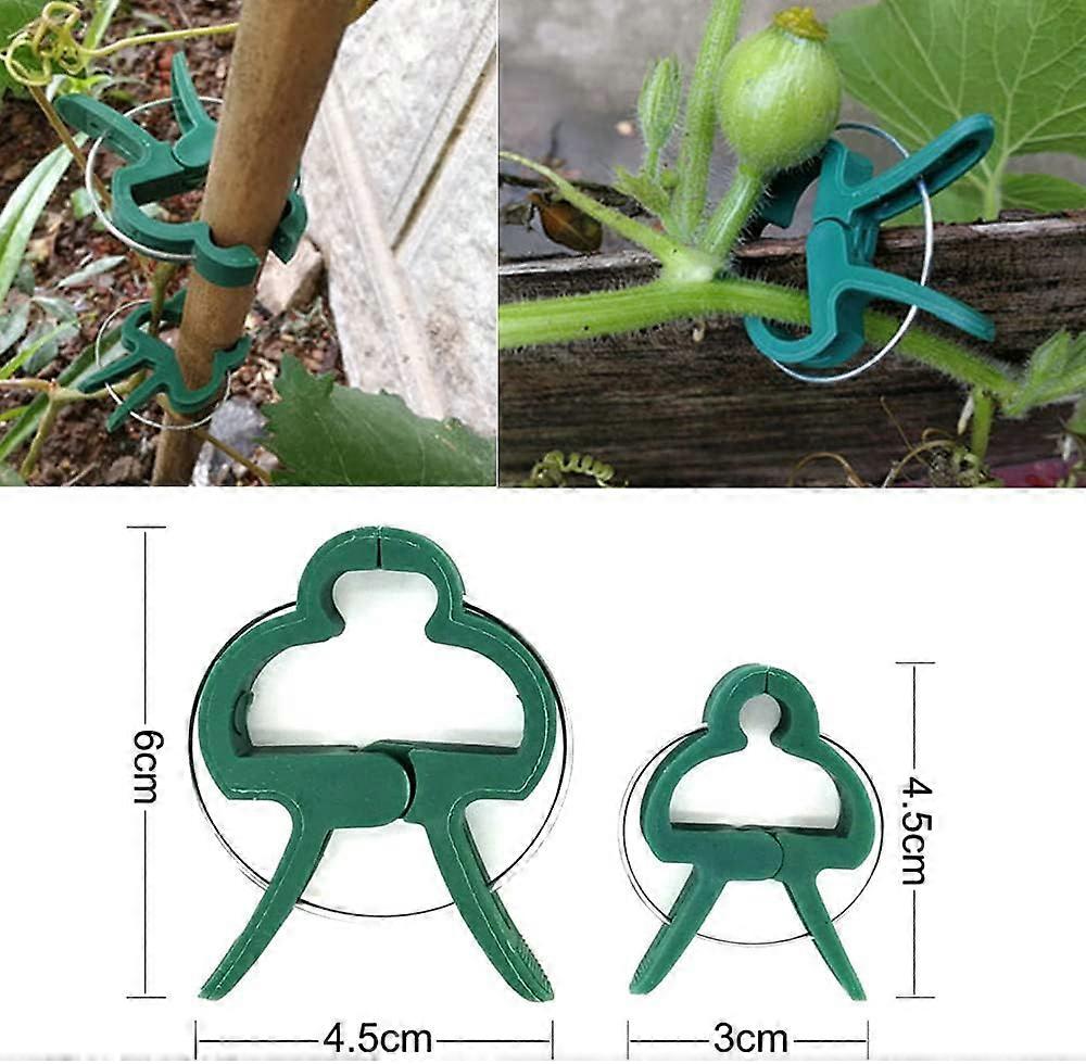 Plant Clips, Plant Clips Set, Justerbara växtstödsklämmor, Spring Clips ...