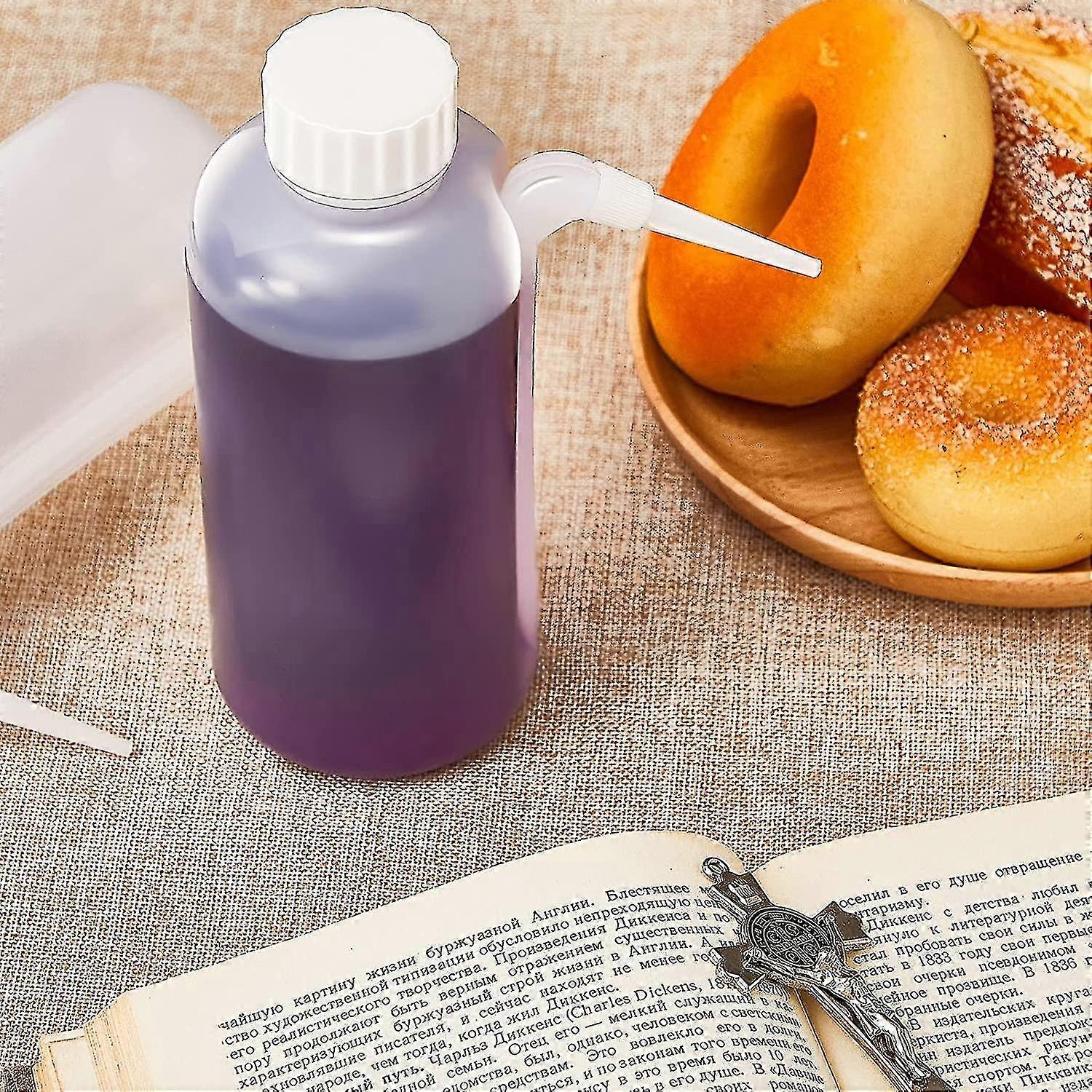 5 Pieces Communion Cup Filler Plastic No Drip Squeeze Bottle Juice ...