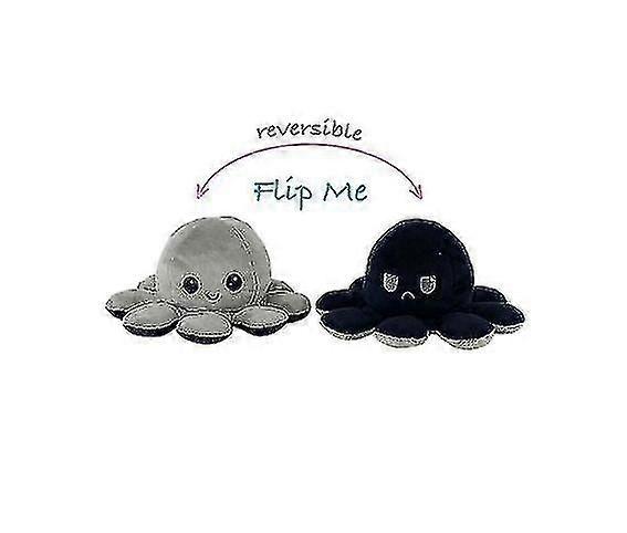 Reversible Octopus Plushie Double-sided Flip Doll Show Mood Toy | Fruugo UK
