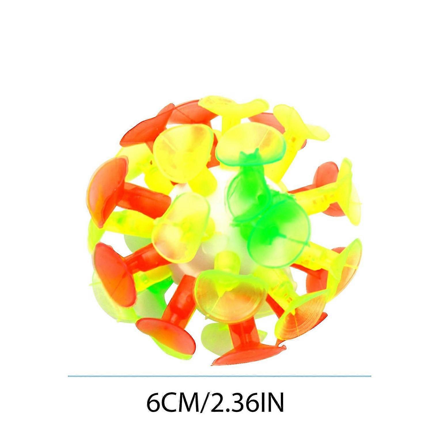 5pcs Glowing Sticky Ball Sucker Ball Children's Toy Parent-child Game ...