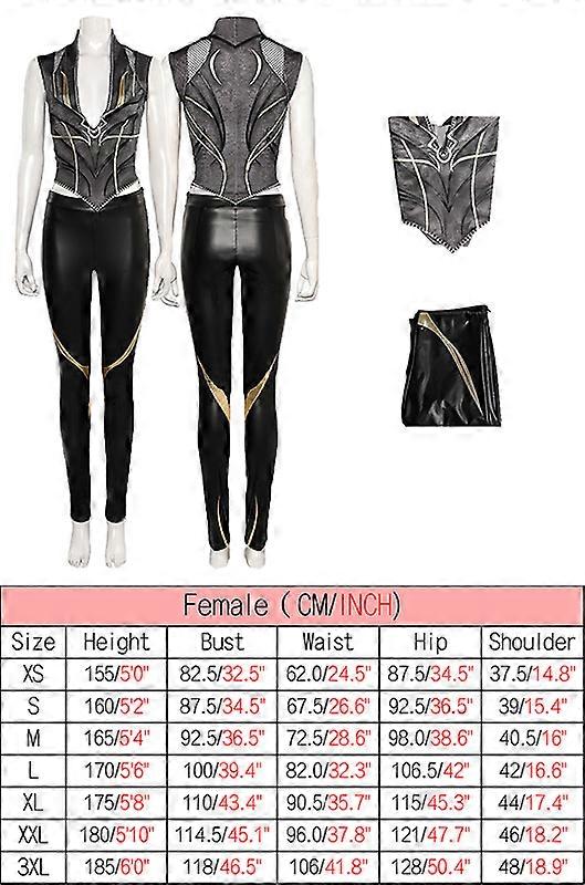 Game Shadow Cos Heart Cosplay Costume Outfits Fantasy Vest Pants Accessories Halloween Carnival ...