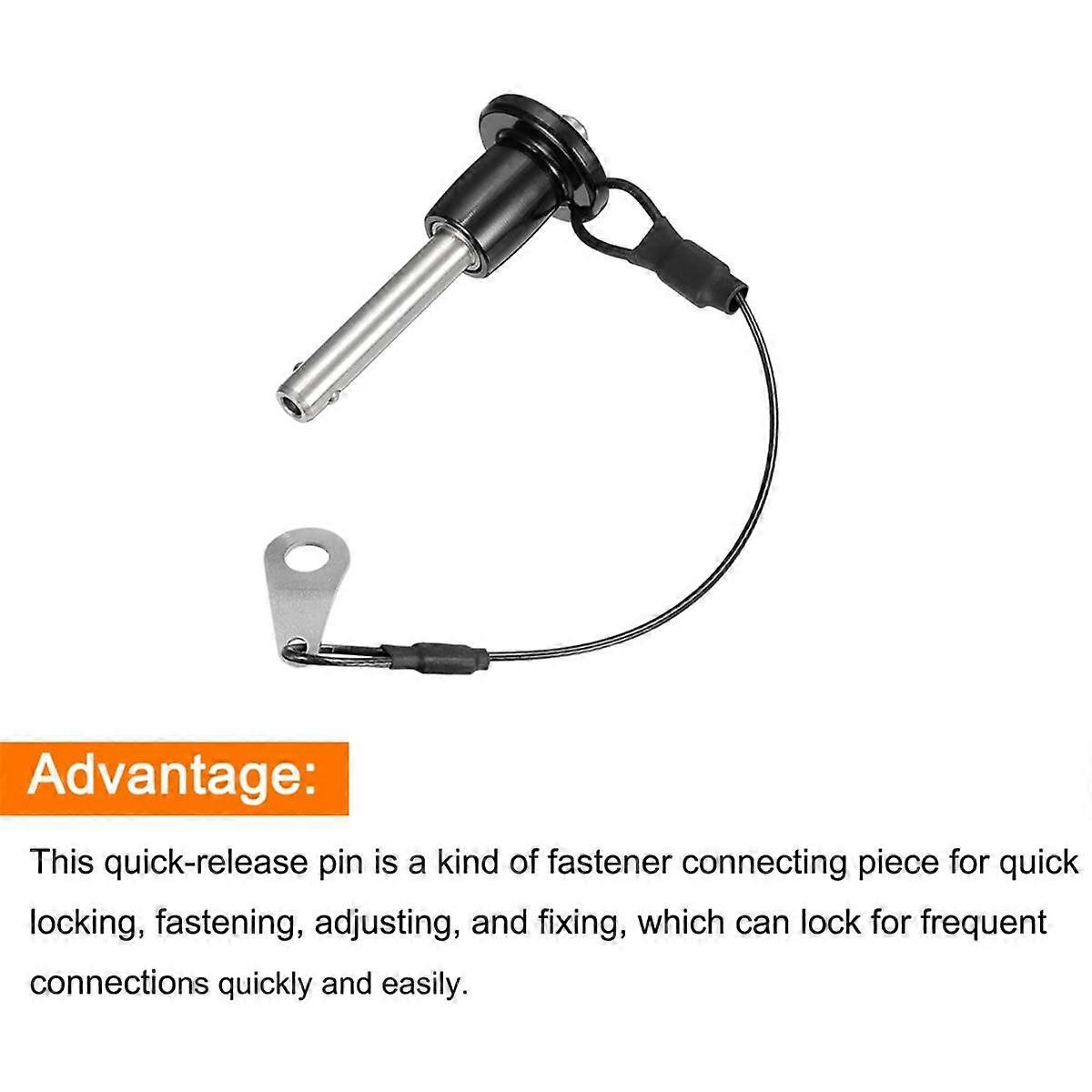 Stainless Steel Quick Release Pin 6mm Diameter Ball Locking Pin with ...