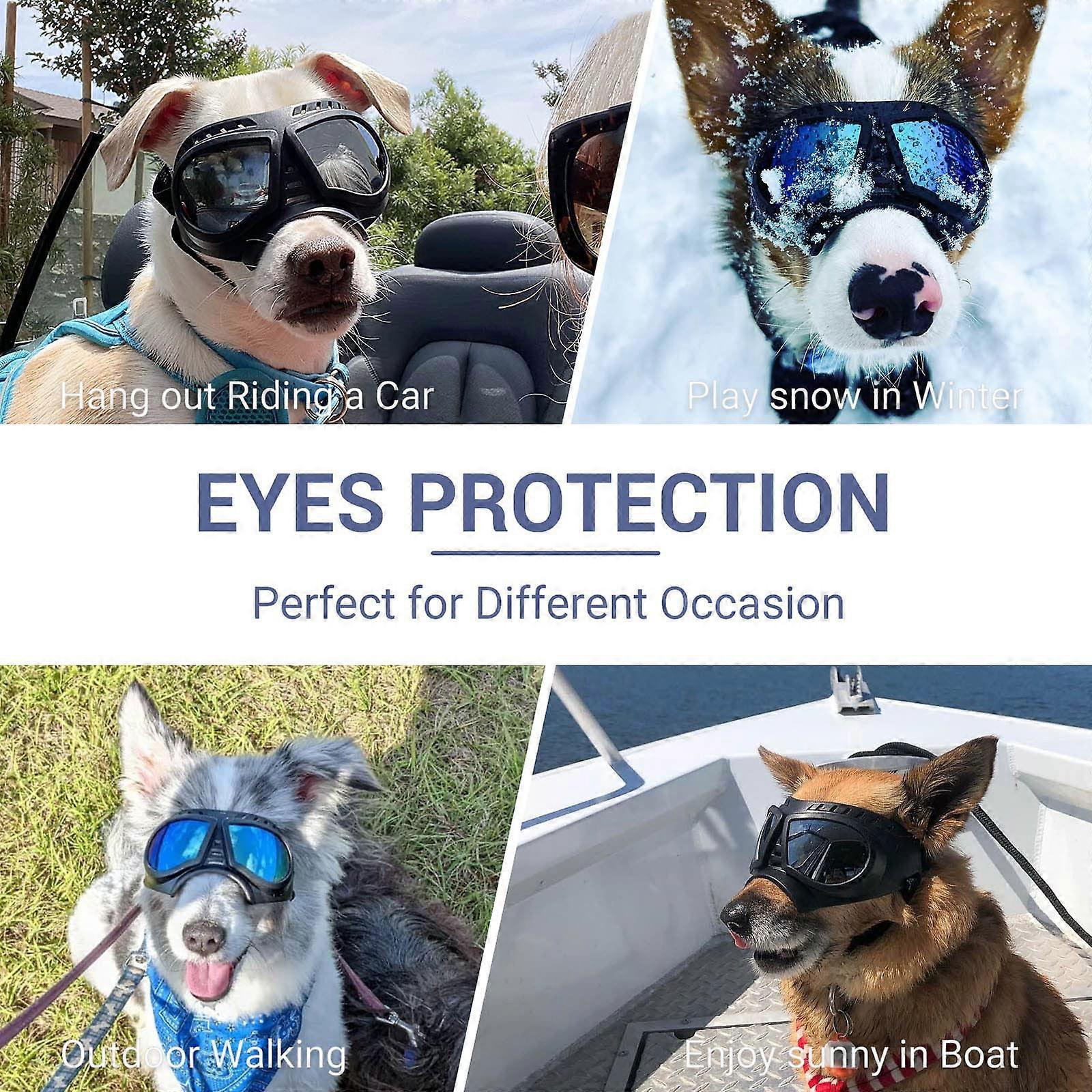 Dog Goggles Eye Protection Dog Sunglasses Anti-UV Goggles Windproof ...