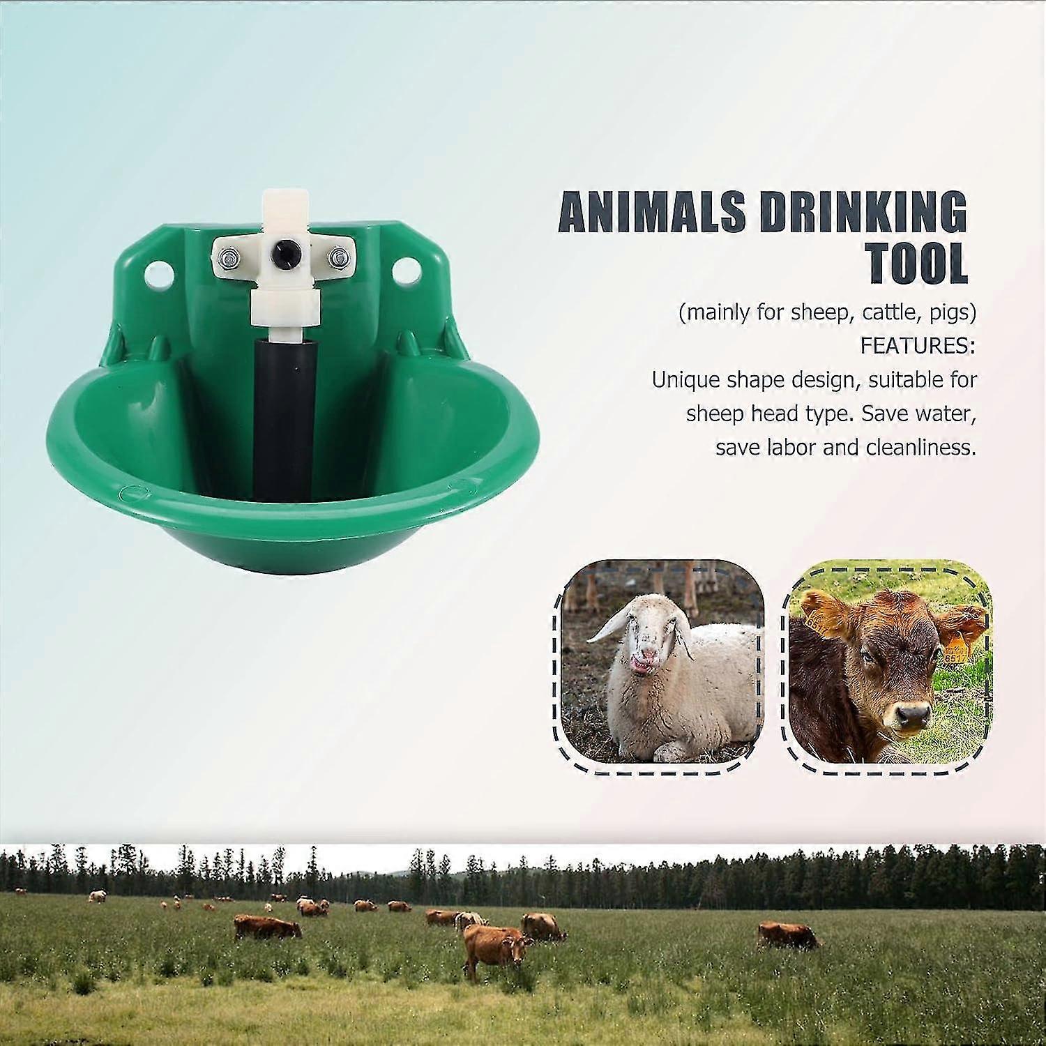 Automatic Sheep Waterer Bowl Cow Cattle Feeder Plastic Drinking Animal ...
