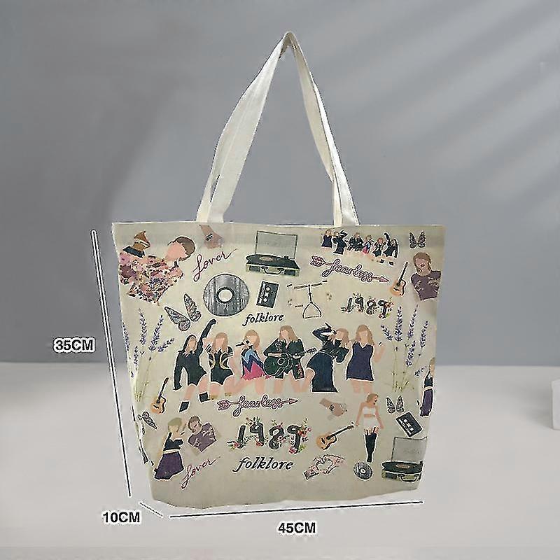 Singer Tote Bag, Singer Tote Bag For Ts Fans, Taylors Canvas Tote Bag ...