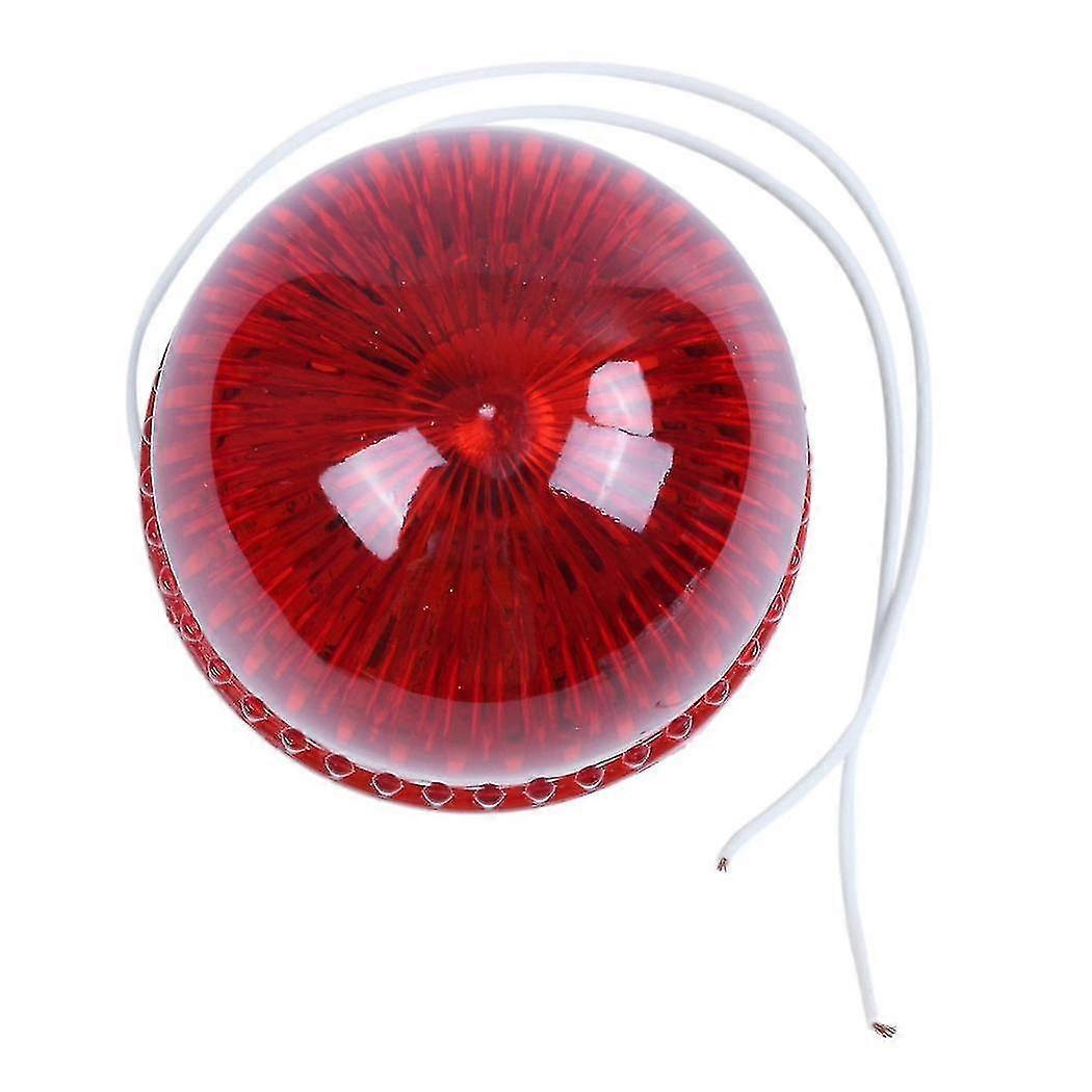 2x Ac 220v 15w Red Light Industrial Signal Tower Flash Warning Lamp ...
