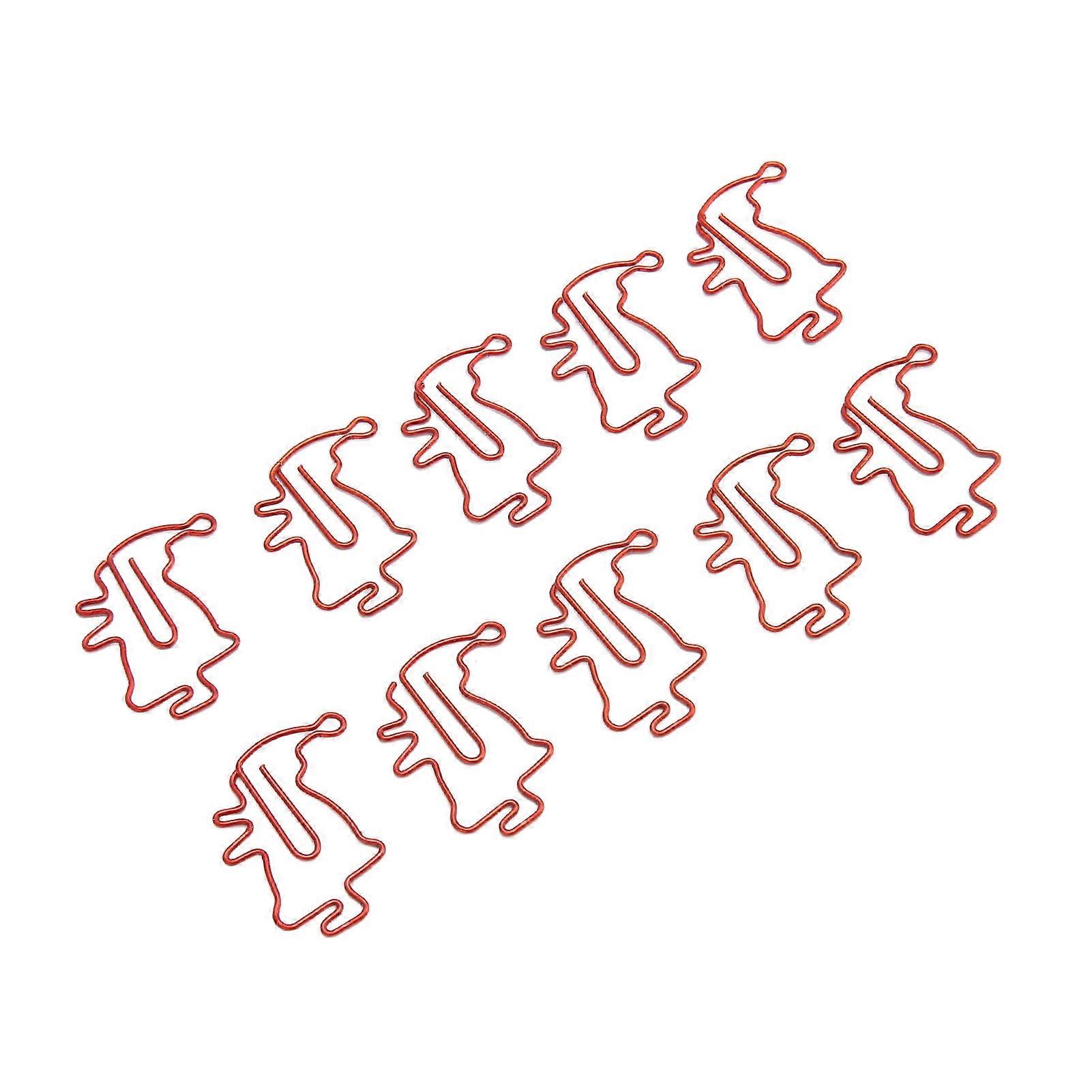 100pcs Santa Paper Clips Slip Resistance Cartoon Cute Lightweight ...