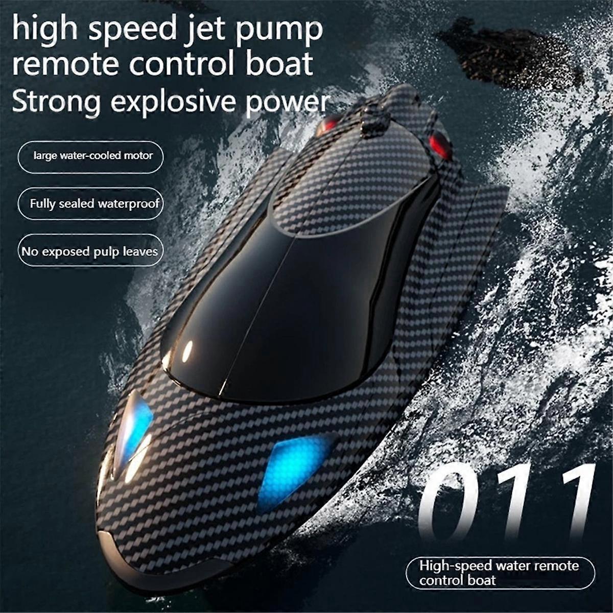 Fy011 2.4G Electric Speedboat Racing Water Toy Boat High-Speed Turbojet ...