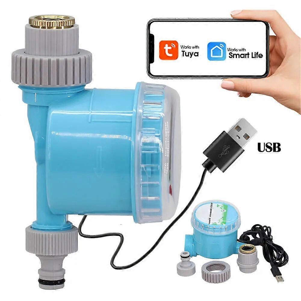 Water Timers Tuya Wifi Bluetooth-compatible Garden Water Timer Waterproof Smart Watering ...