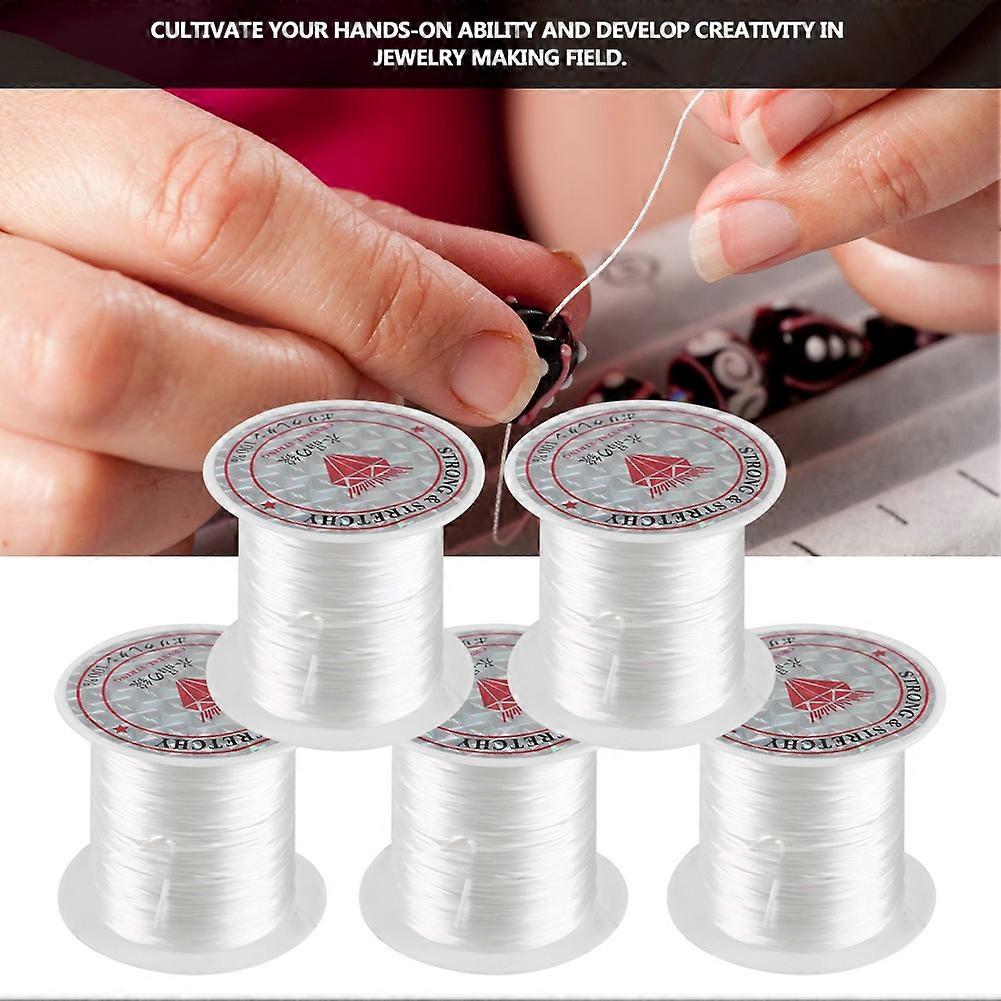 Roll Crystal Wire Bead String Wire Jewelry Material Elastic Wire ...