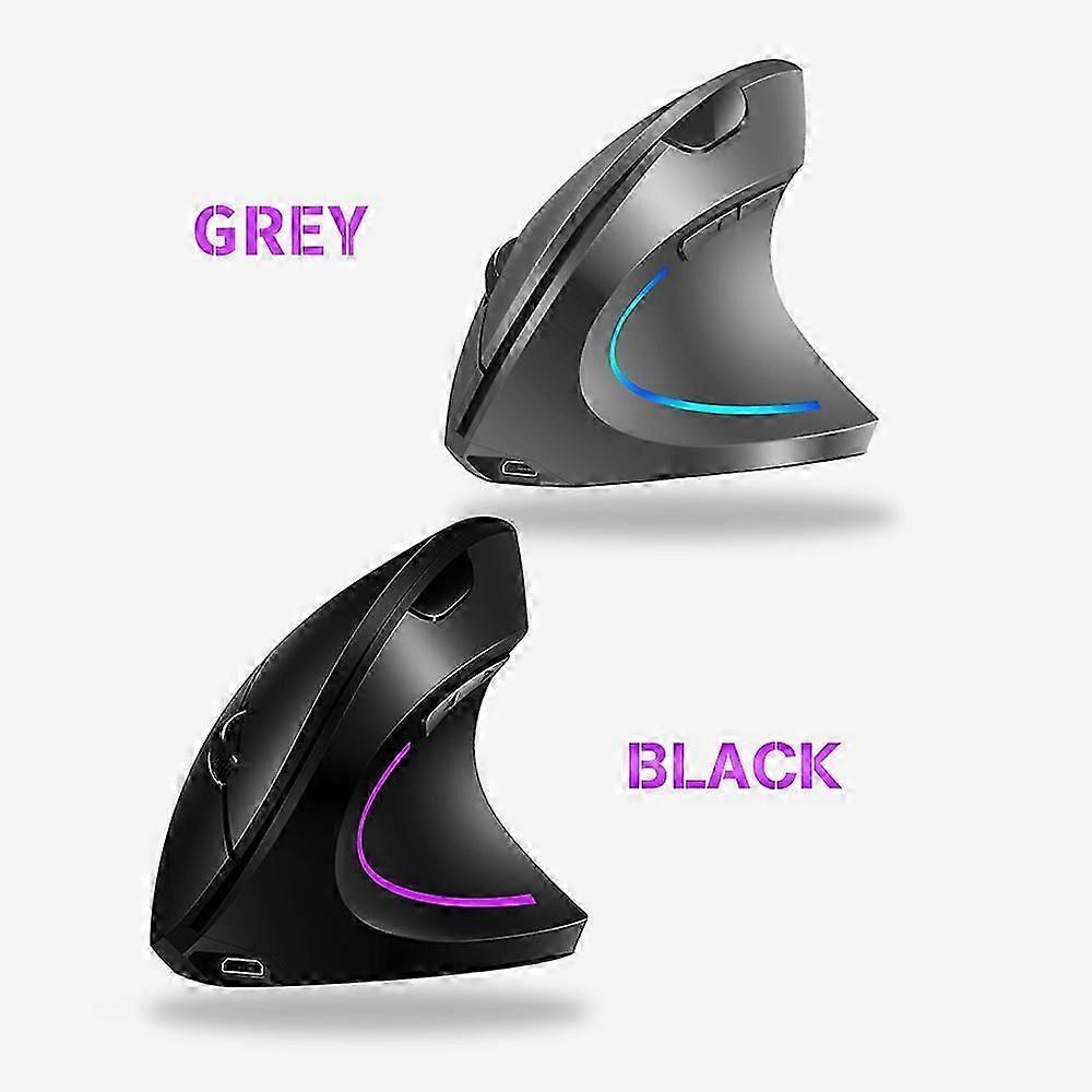 2.4g Wireless Vertical Mouse Rechargeable Upright Ergonomic Mouse 3 ...