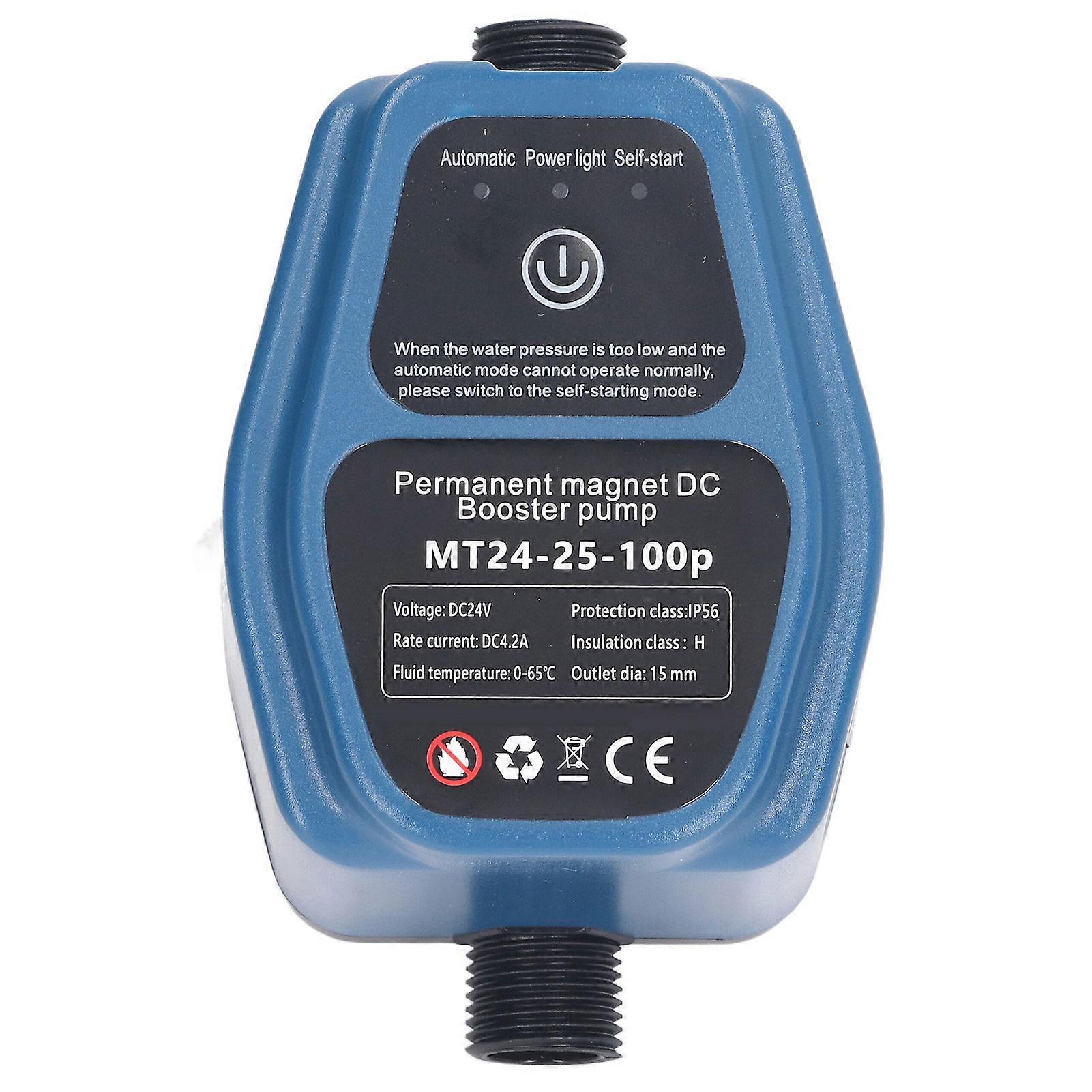 Water Pressure Booster Pump 100W 24V 25L IP56 Intelligent Sensing ...