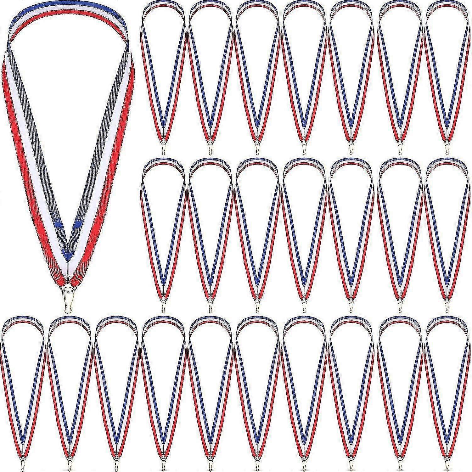 30 Pieces Medal Ribbons Award Collars Medal Ribbons With Snap Clips ...