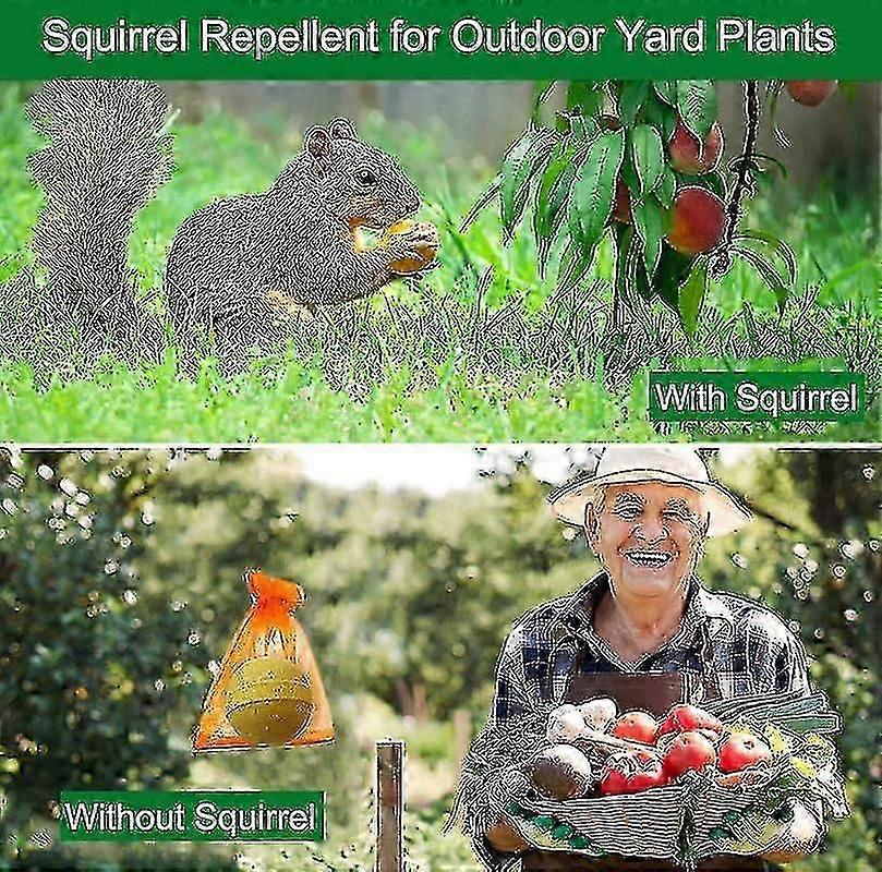 Squirrel Repellent 12 Pack, Chipmunk Repellent Outdoor, Natural ...