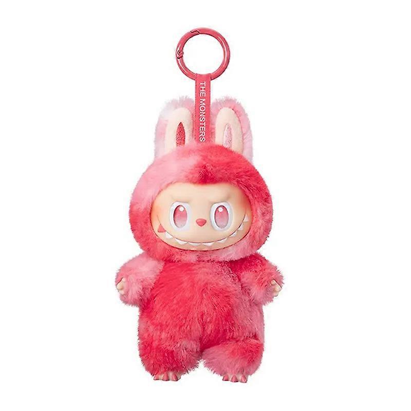 2025New 3.0 Labubu Plush Doll Keychain 3rd Generation Heartbeat Macaron ...