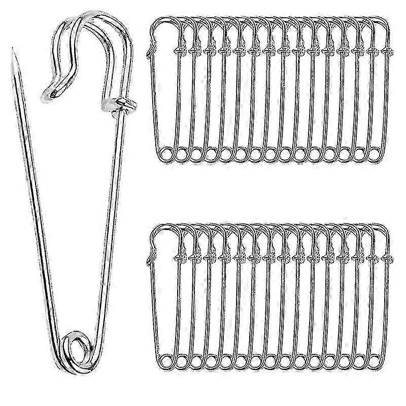 Large Safety Pins Strong, Metal Nappy Pins Safety Lock Kilt Pins, For ...