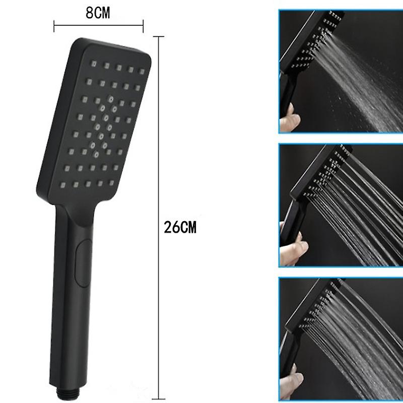 Square Pressure Shower Head, Universal Adjustable Powerful Replacement ...