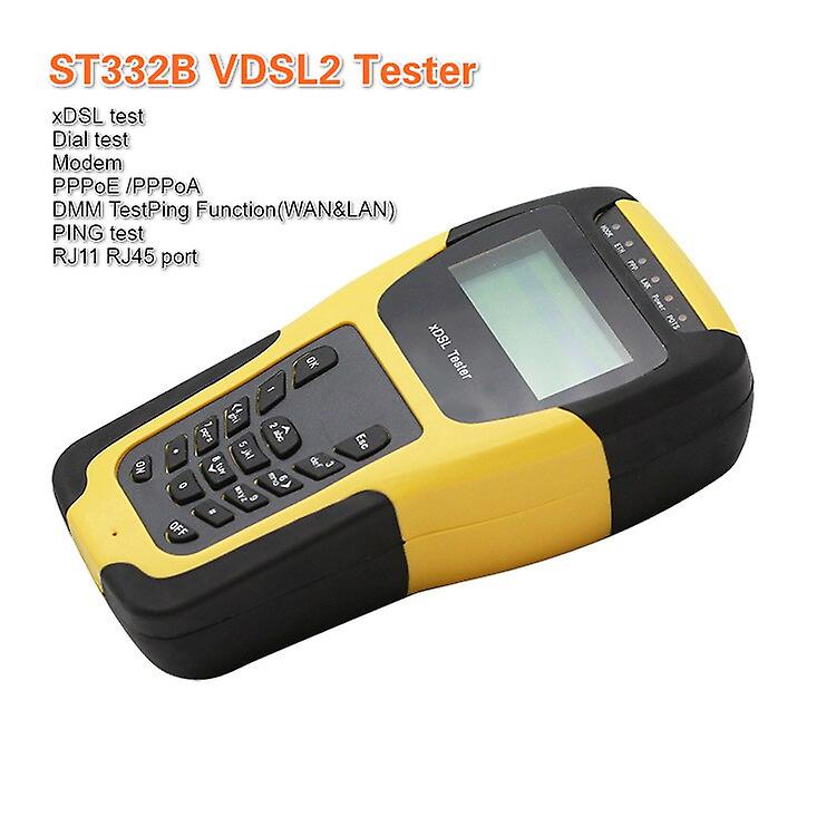 St332b vdsl2 tester xdsl dial test modem ping test rj11 rj45 port ...
