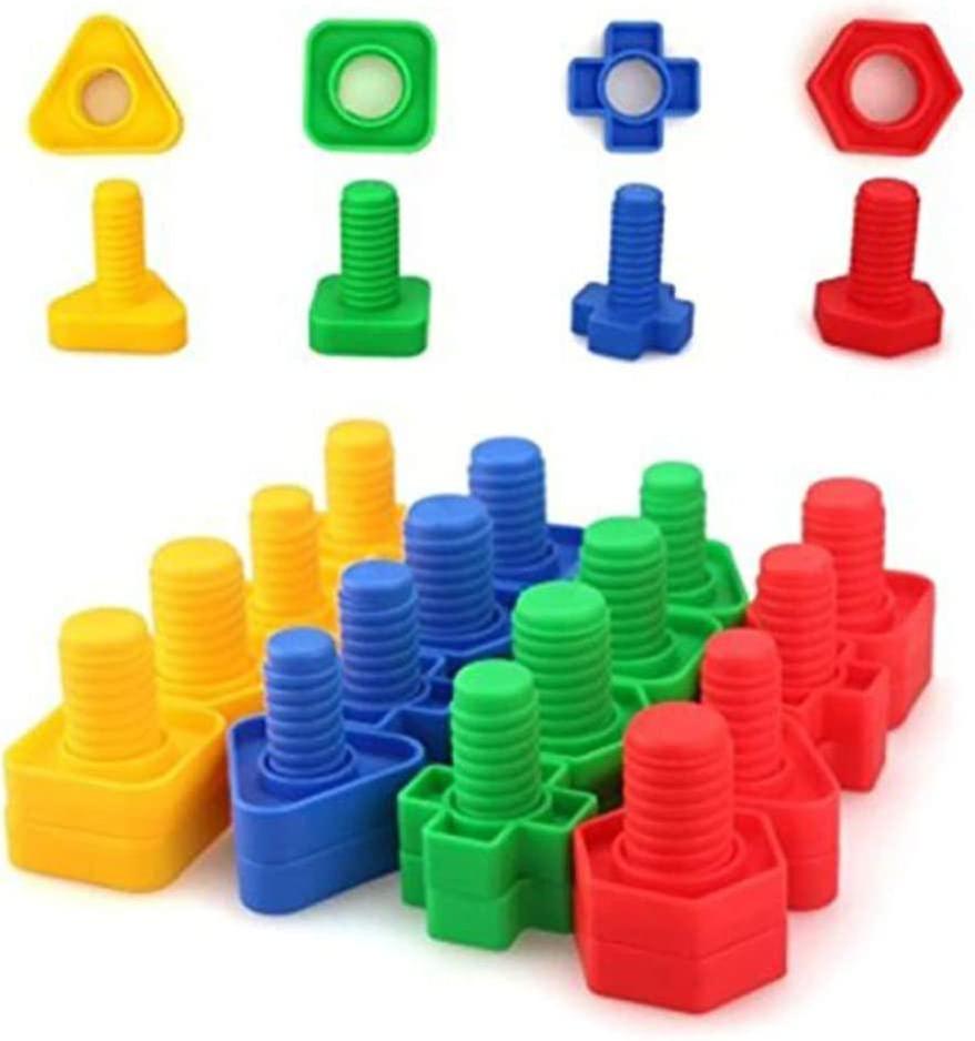 32 Pcs Jumbo Nuts And Bolts, Occupational Therapy Autism, Jumbo Nuts ...
