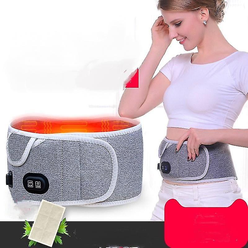 Comfier Heated Lumbar Belt With Massage - Heating Pad For Back Pain ...