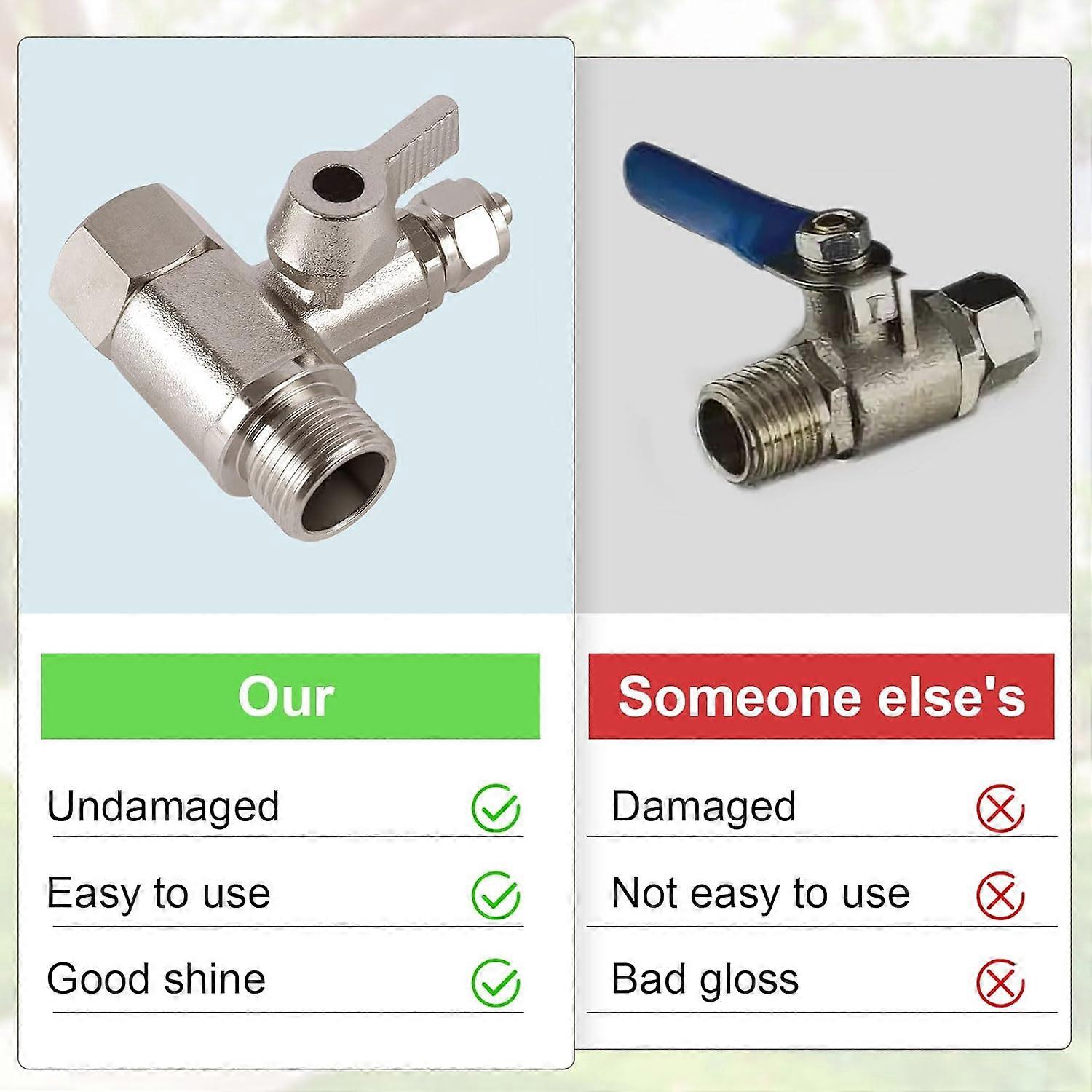 Shop down valve adapter T-piece, water connection adapter hose water ...
